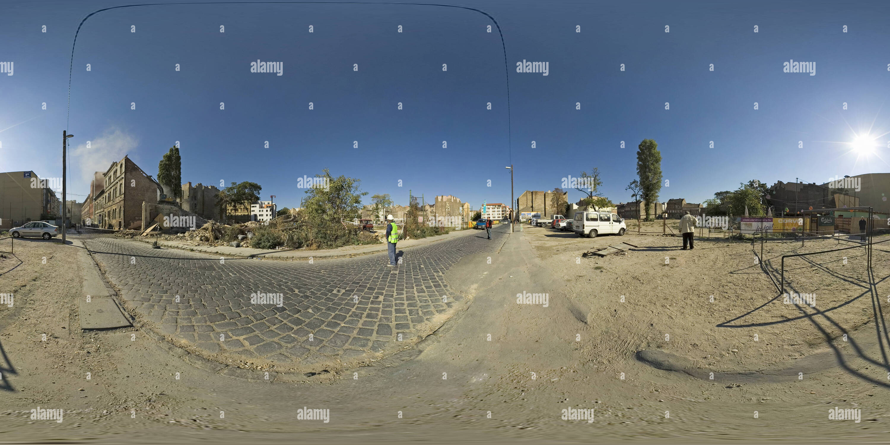 360° view of Here go up Corvin Promenade - Alamy