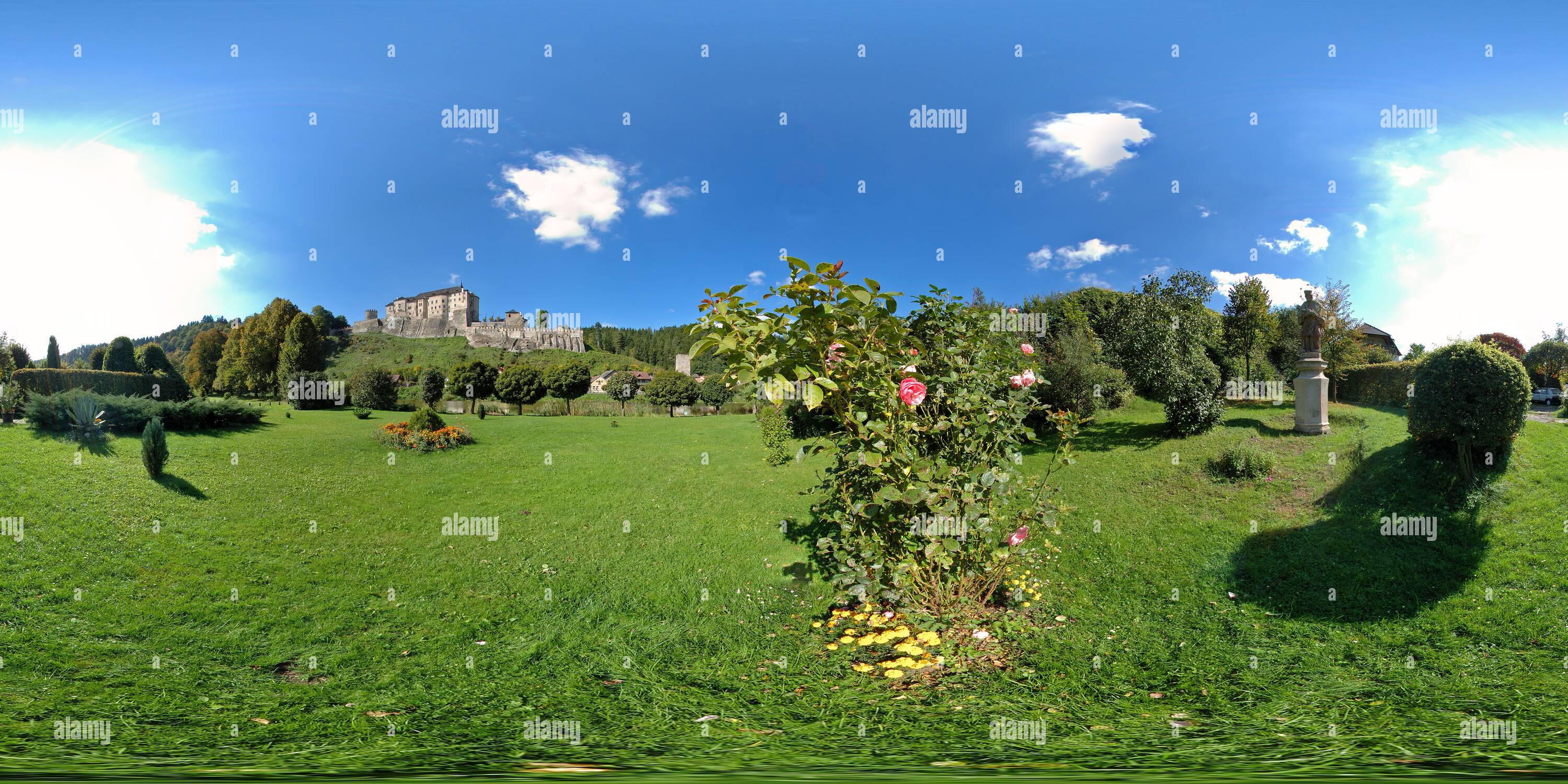 360° view of Cesky Sternberg castle - Alamy