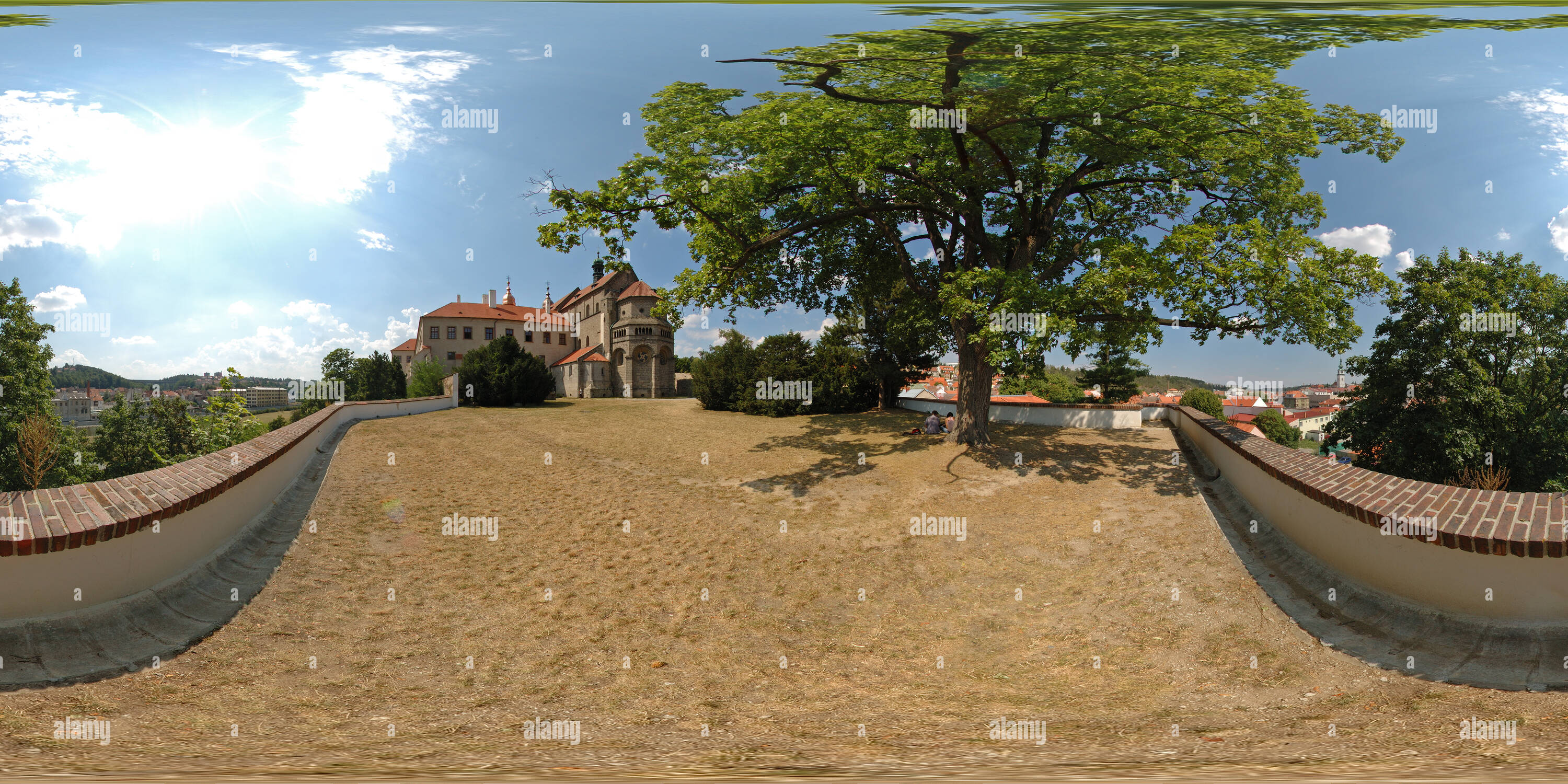 360° view of Trebic - World Unesco Heritage - Alamy