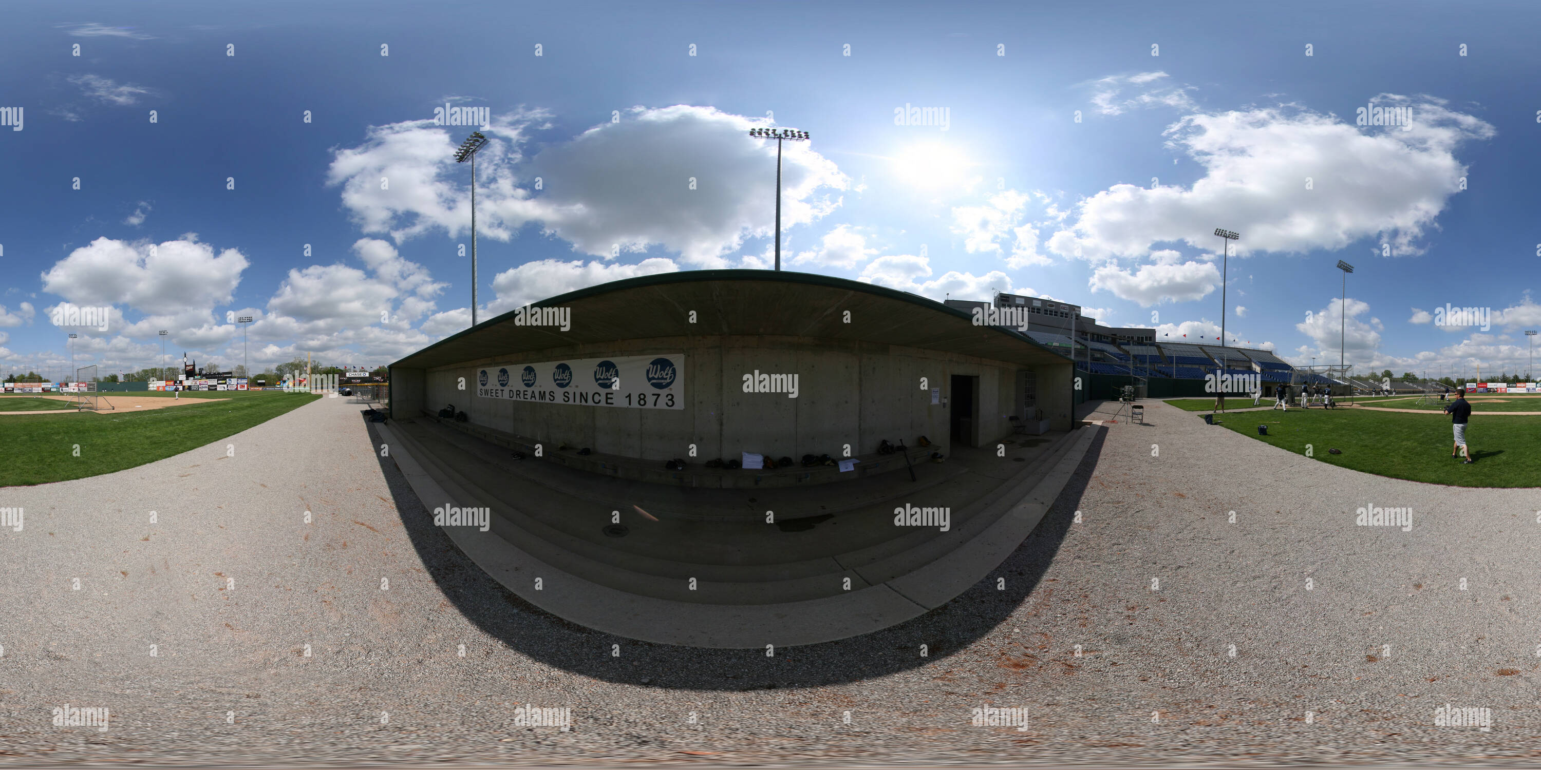 360° view of Fort Wayne Wizards Practicing - Alamy