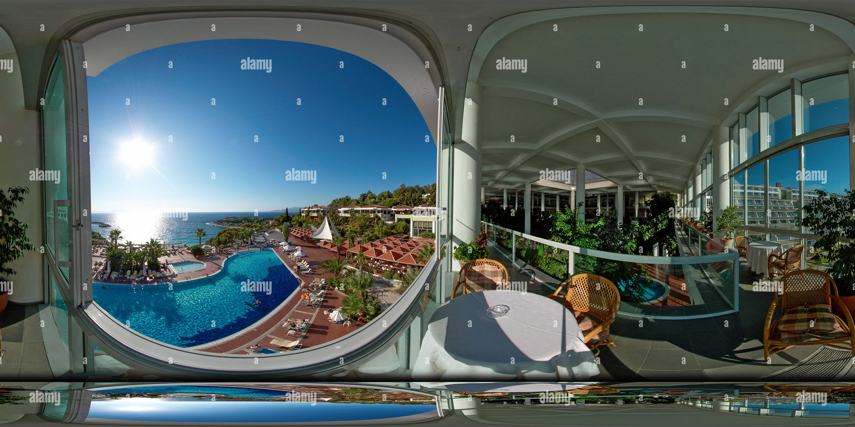 360° view of Palm Beach Resort - Alamy