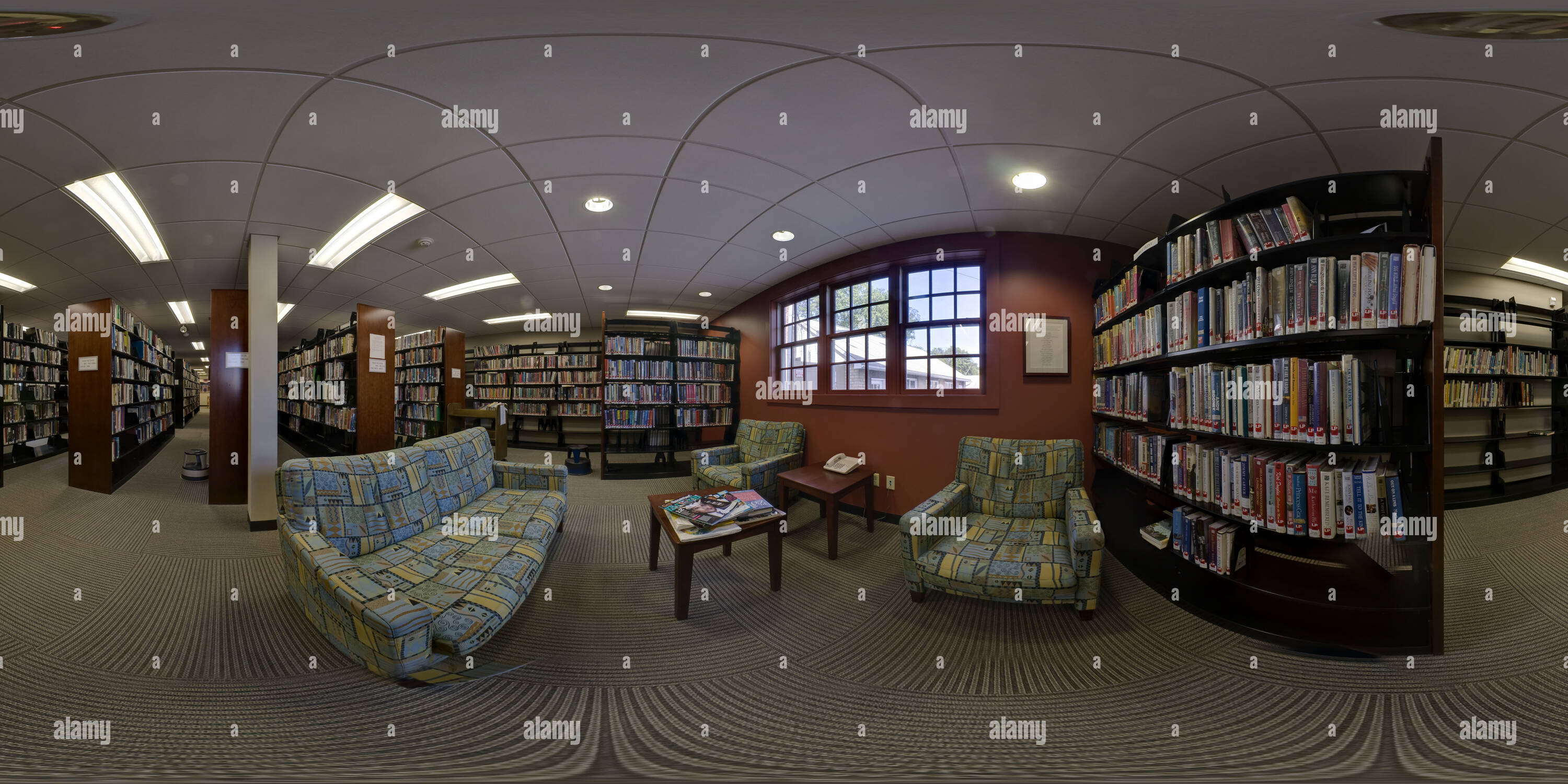 360° view of Elting Memorial Library - Alamy