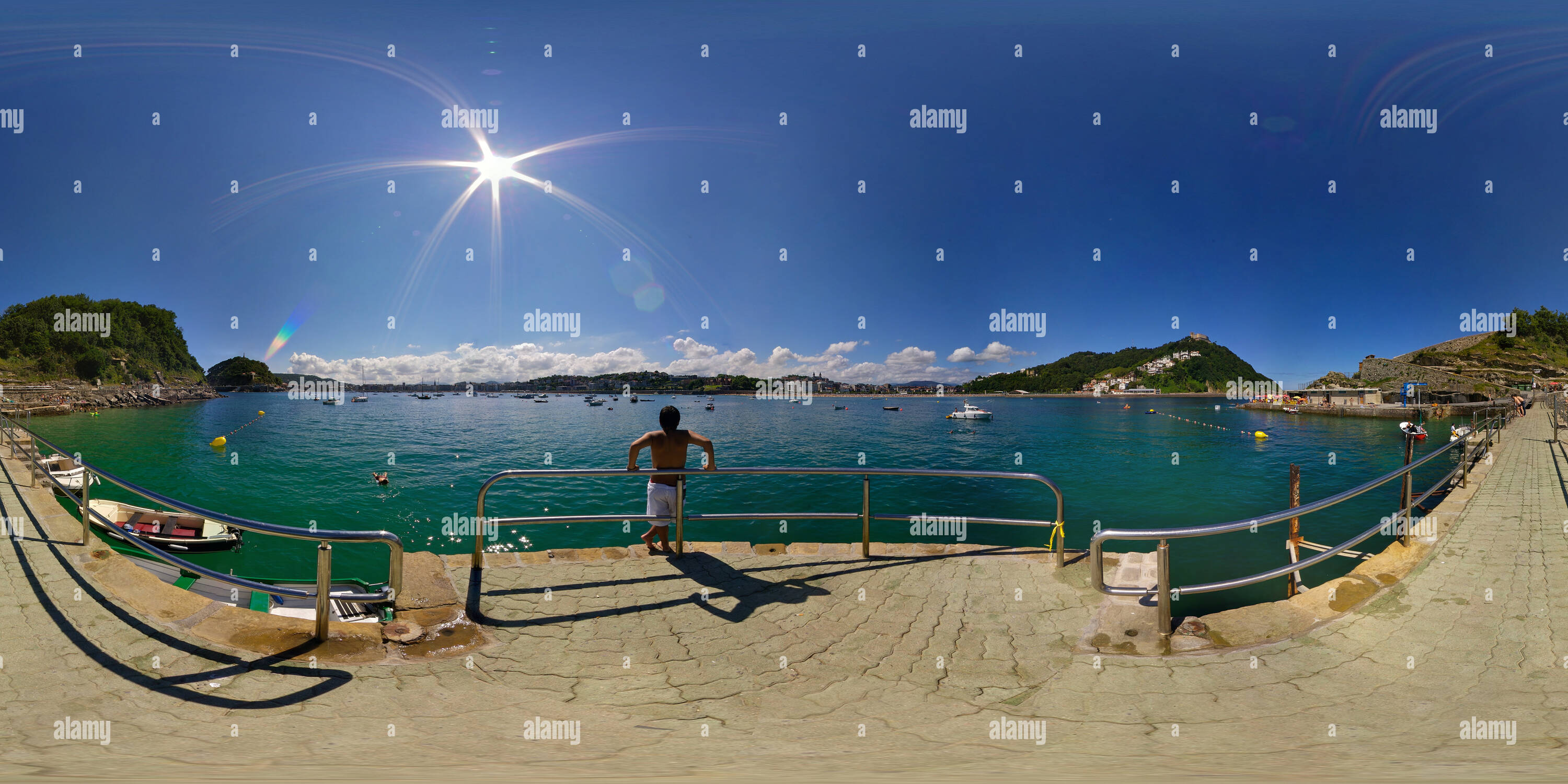 360° view of Isla de Santa Clara - Alamy