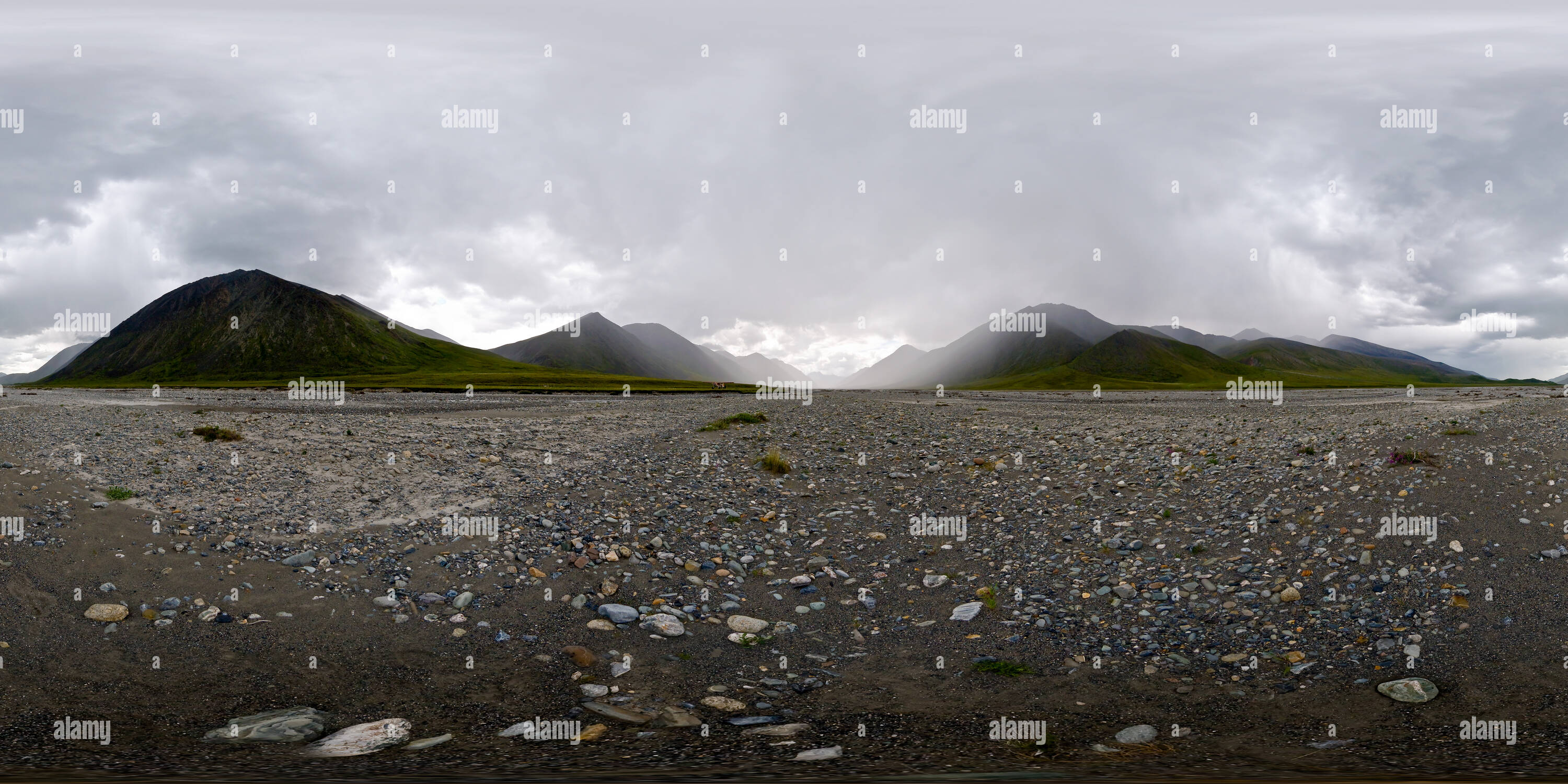 360° view of ANWR Jago River (08 July 08 1301 - Alamy