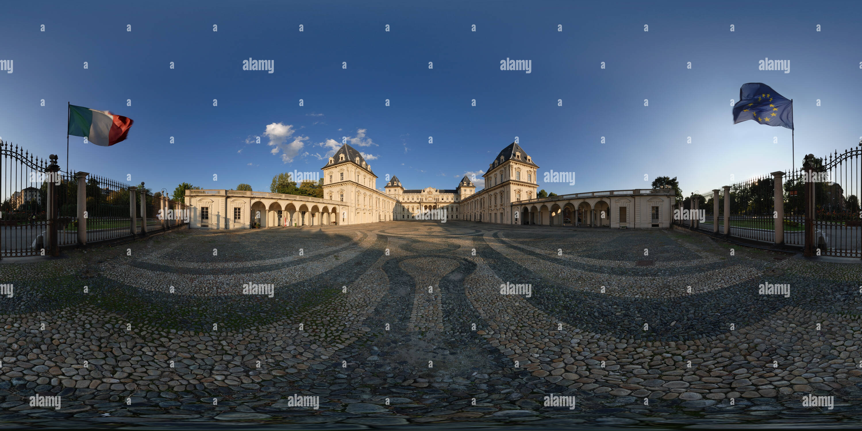 360° view of Castello del Valentino - Alamy