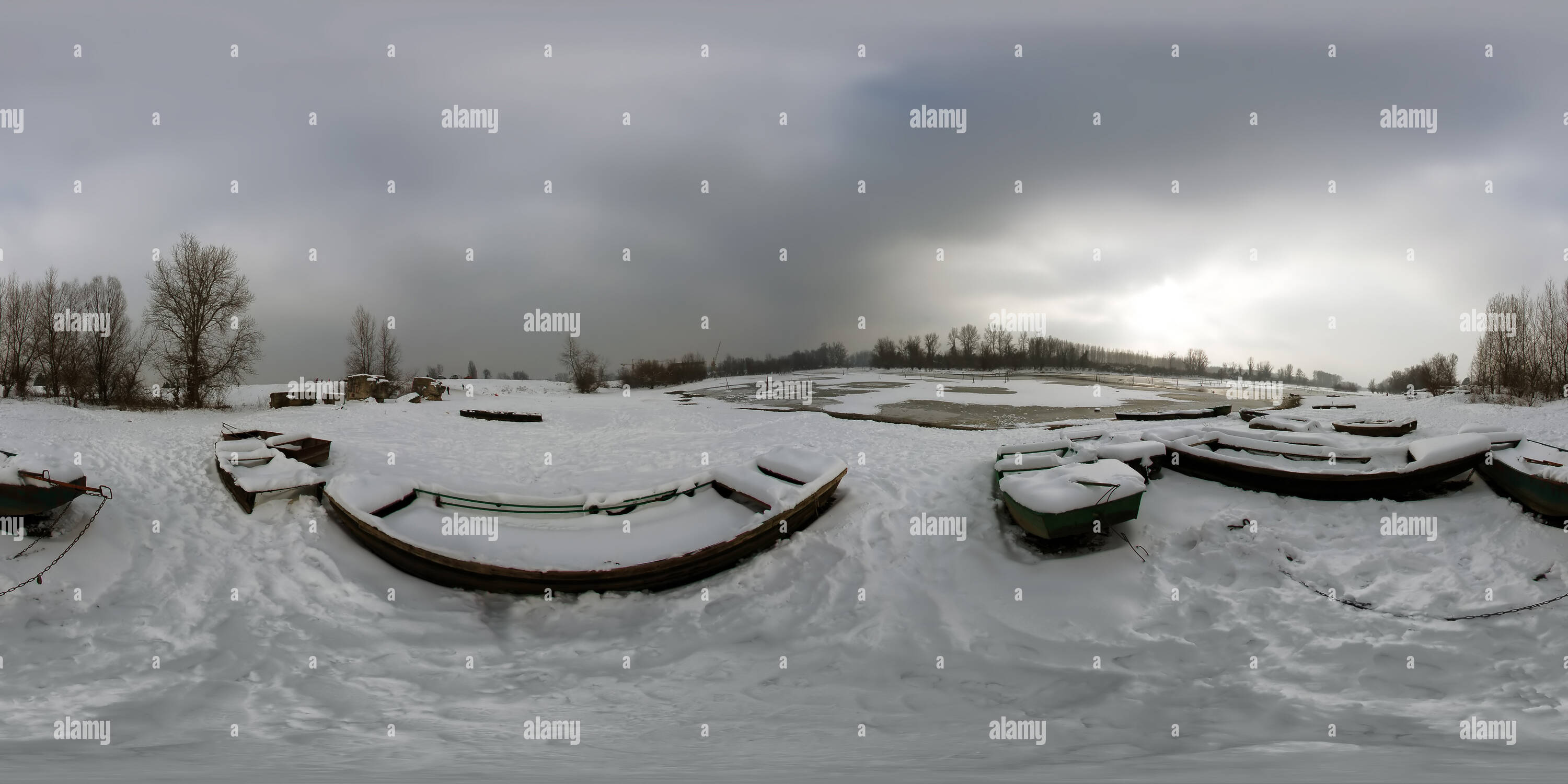 360° view of Dunavac at Novi Sad - Alamy