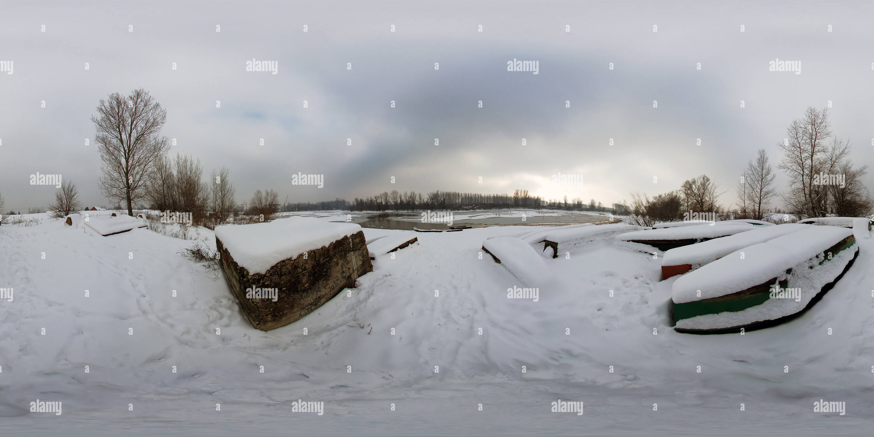 360° view of Dunavac at Novi Sad - Alamy