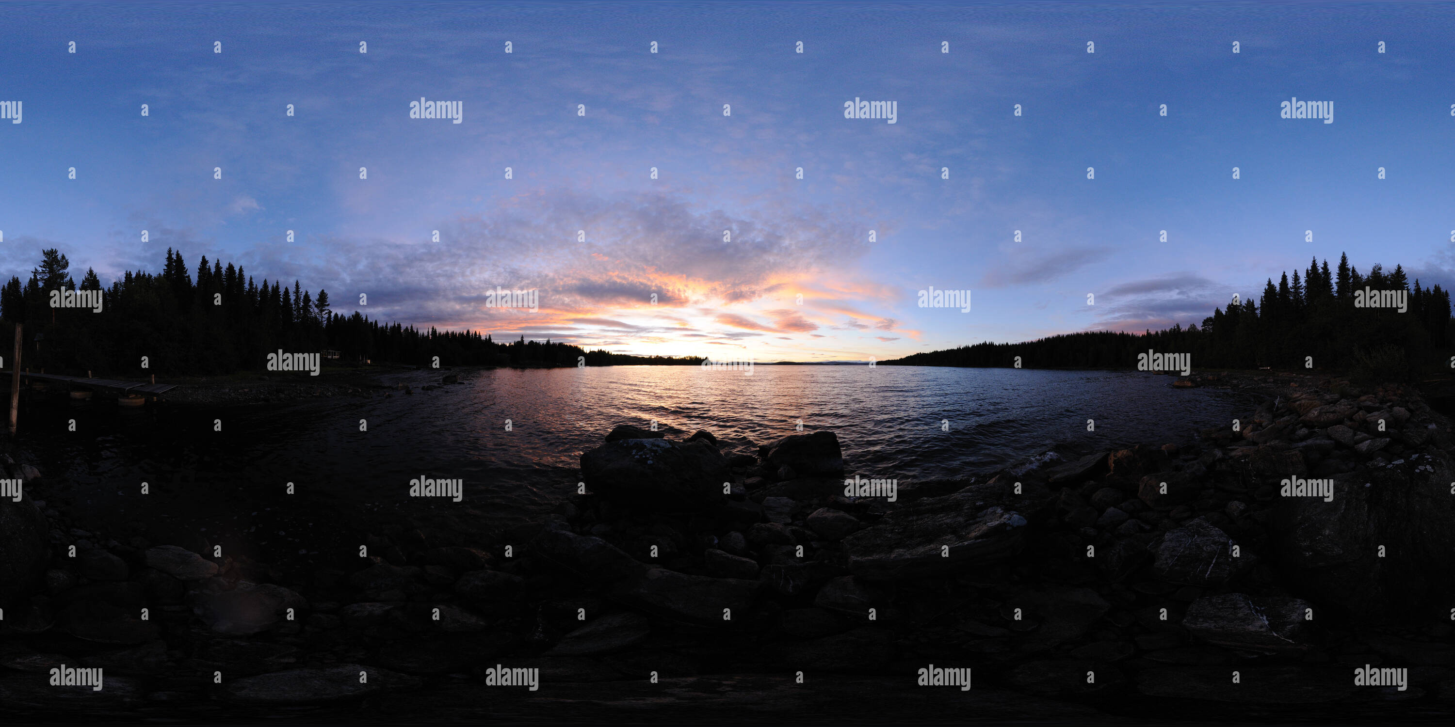 360° view of Sunset on Ön - Alamy