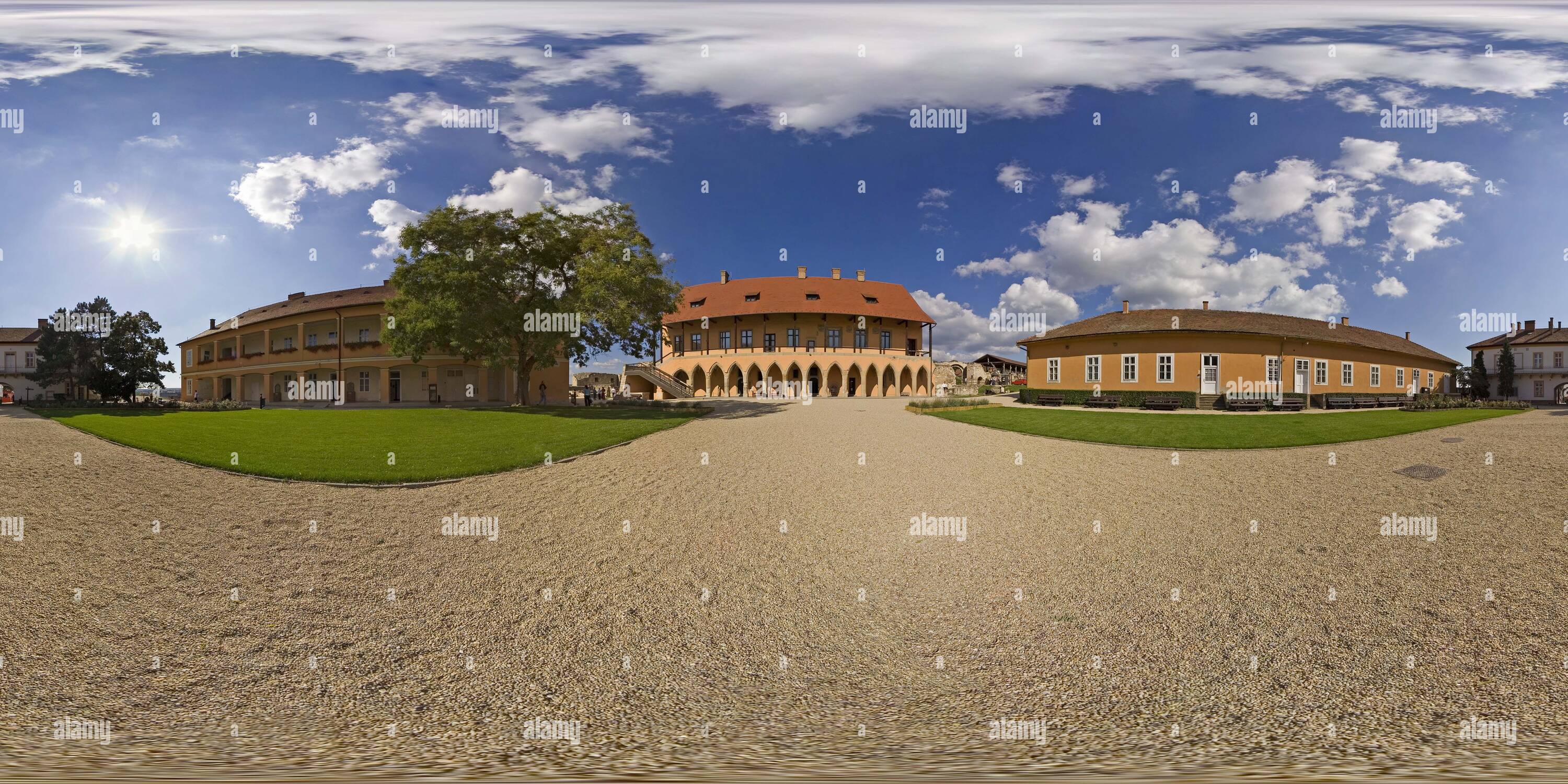 360° view of Fortress inner yard - Alamy