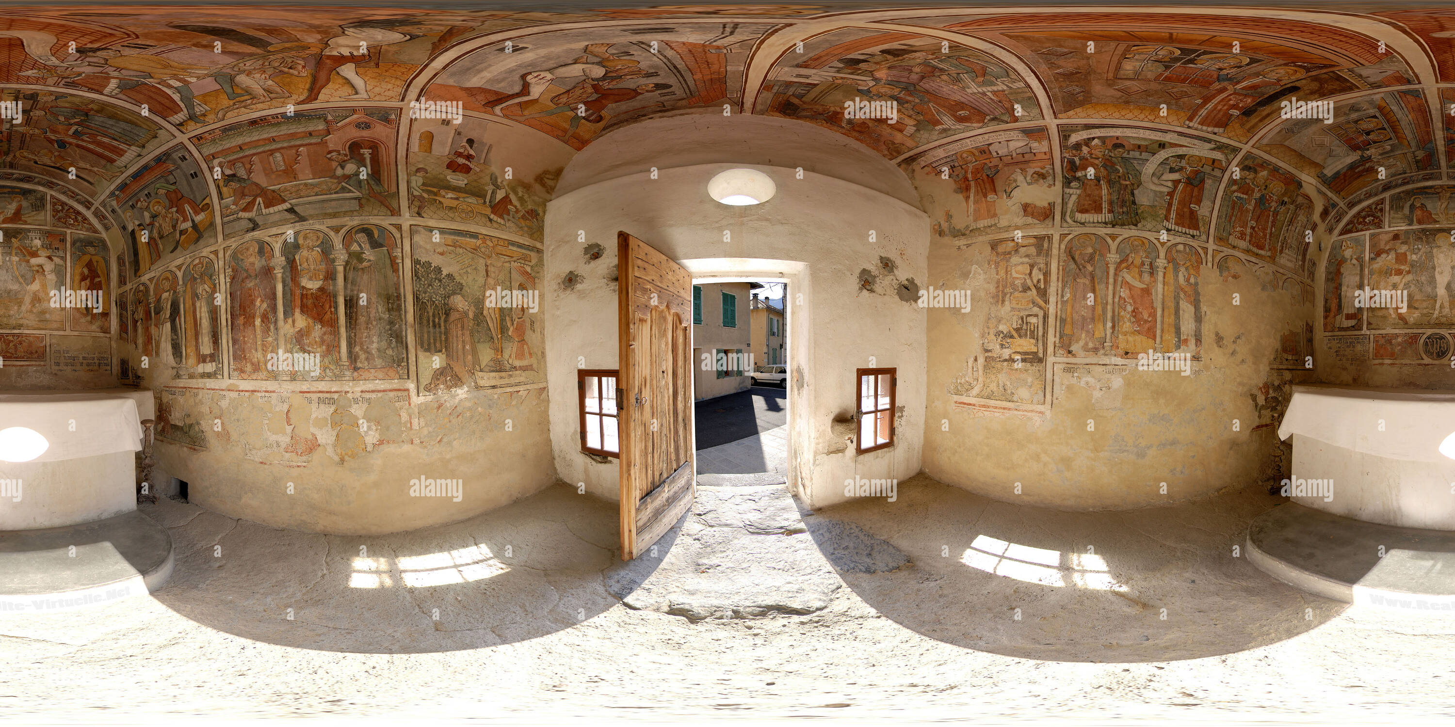 360° view of Chapelle sainte Claire Venanson - Alamy
