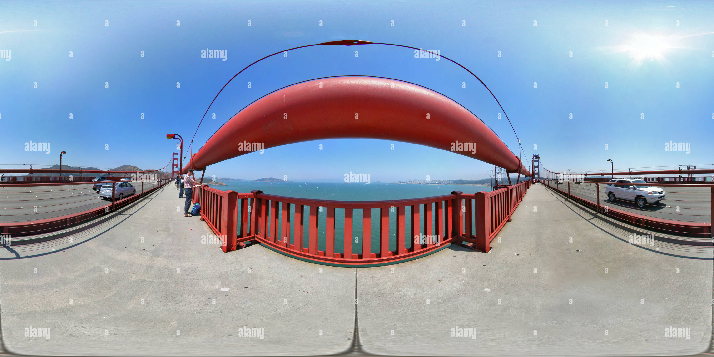 360° view of Golden Gate Bridge - Alamy