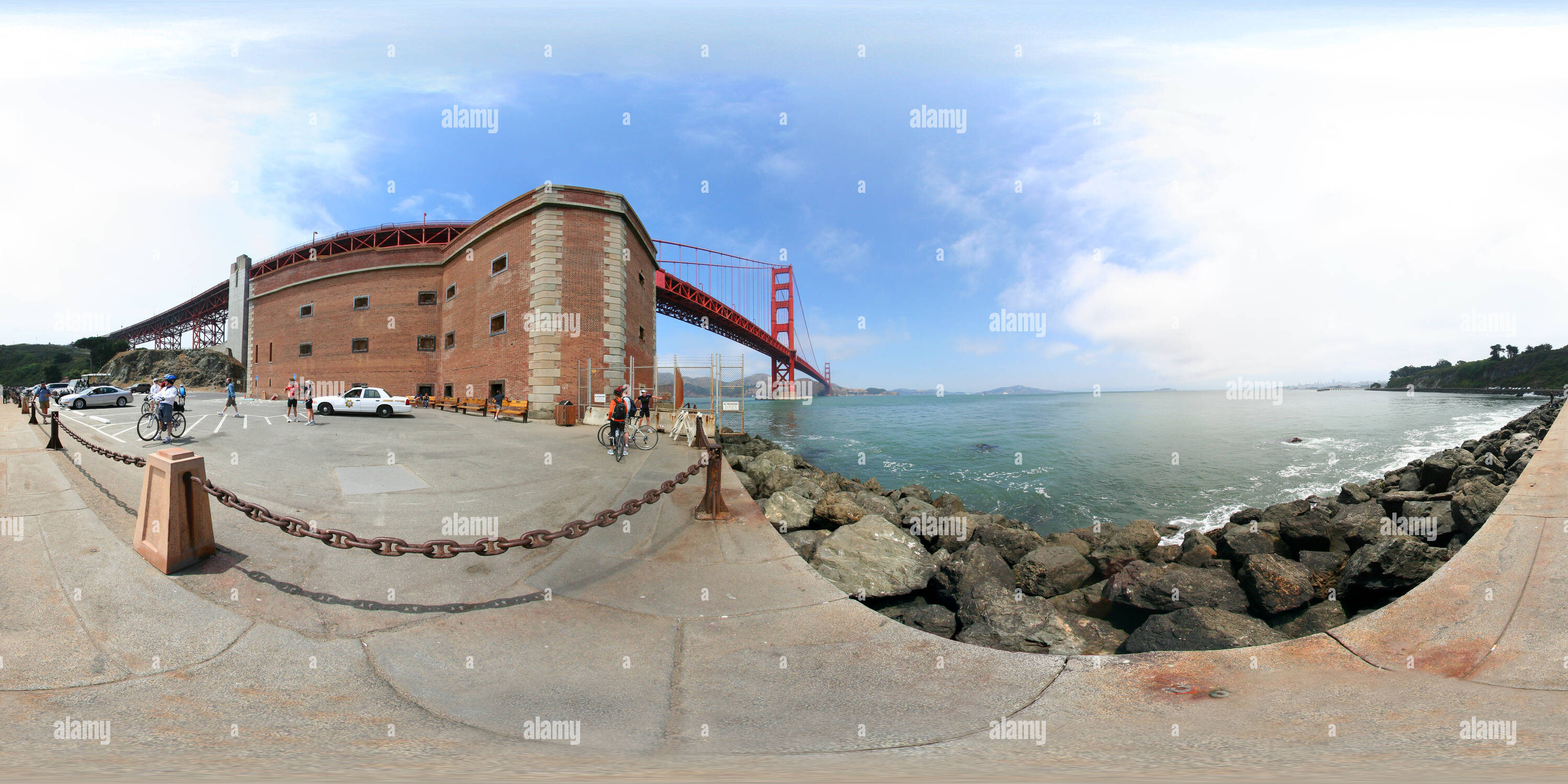 360° view of Golden Gate Bridge - Alamy