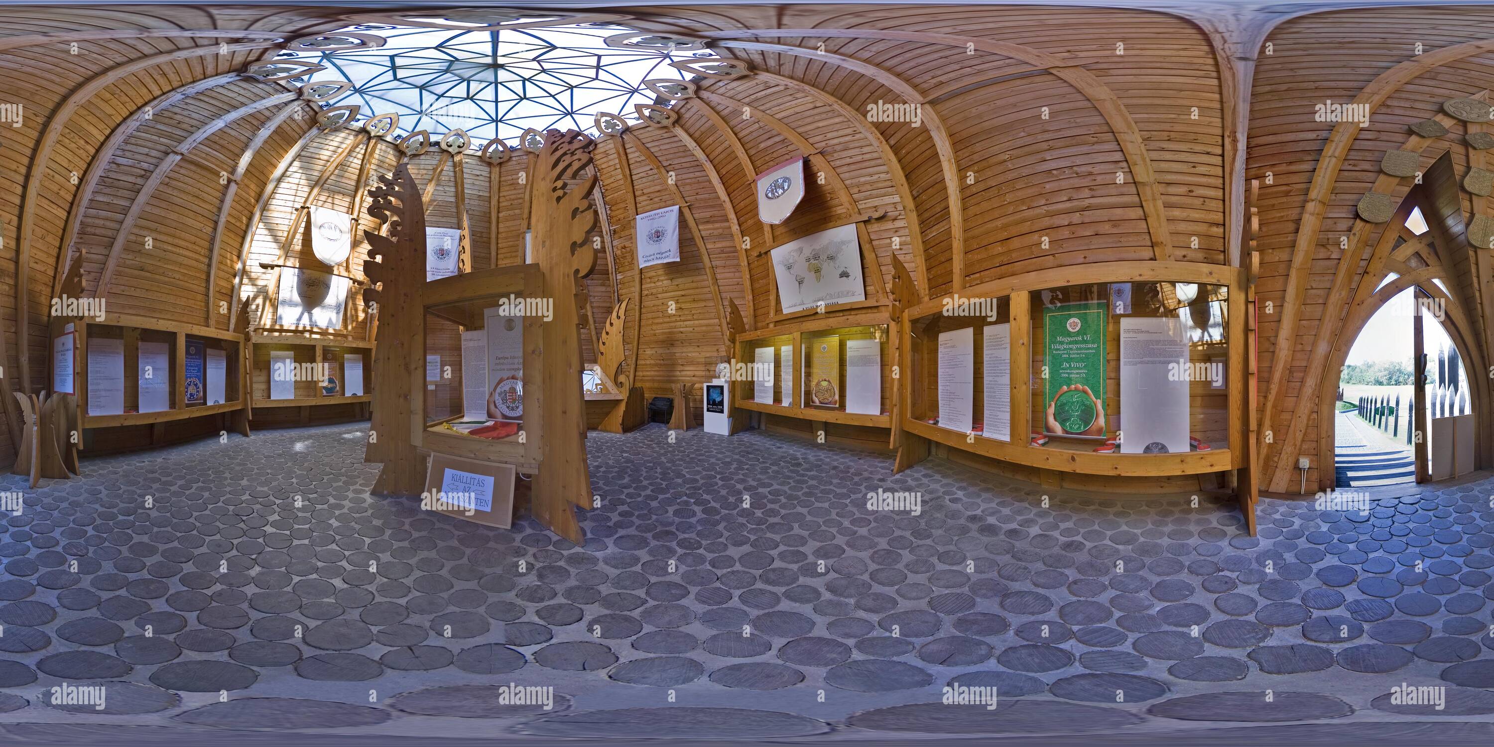 360° view of Yurt pavilion Exhibition hall - Alamy