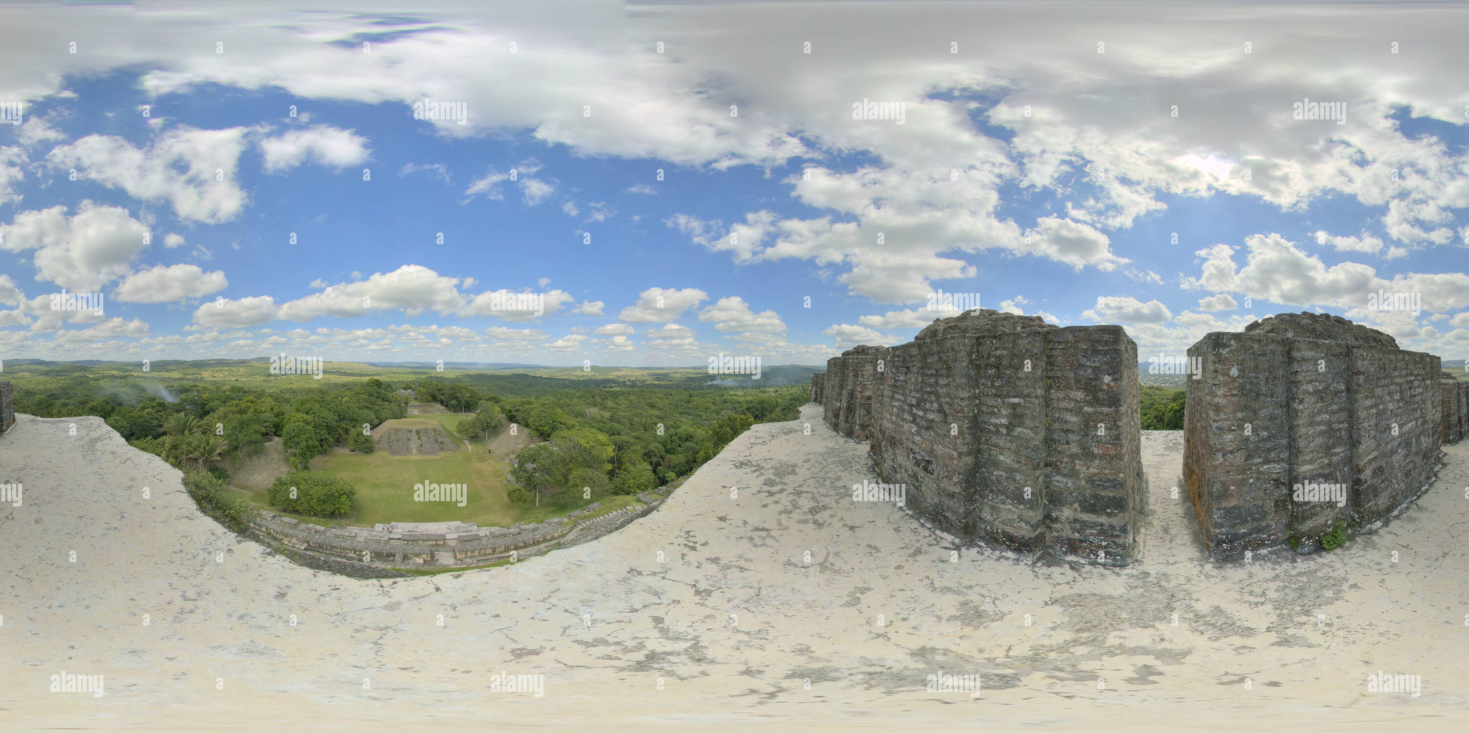 360° view of Xunantunich Ruins, Cayo District, Belize - Alamy
