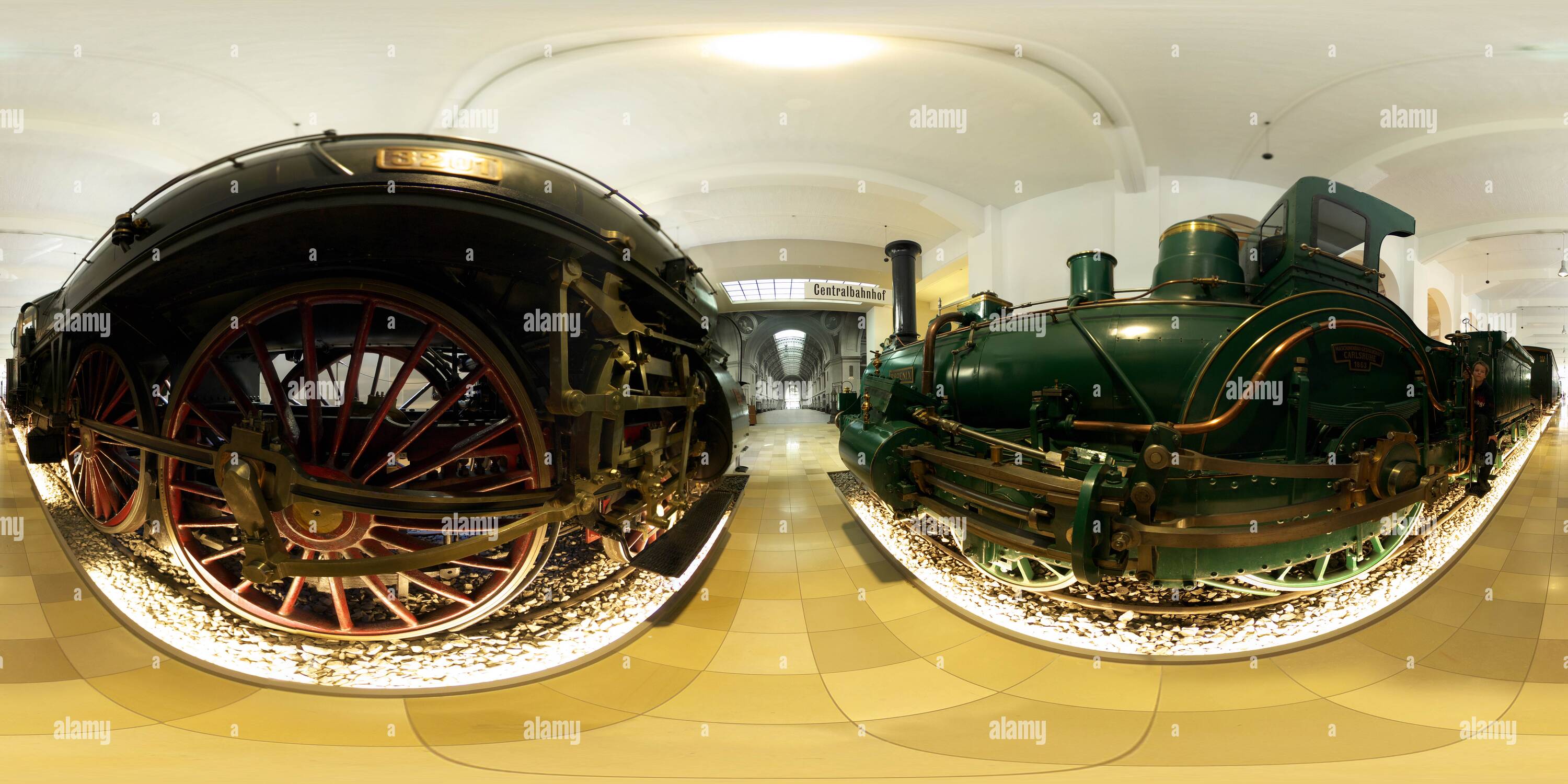 360° view of Phoenix Steam Engine - Alamy
