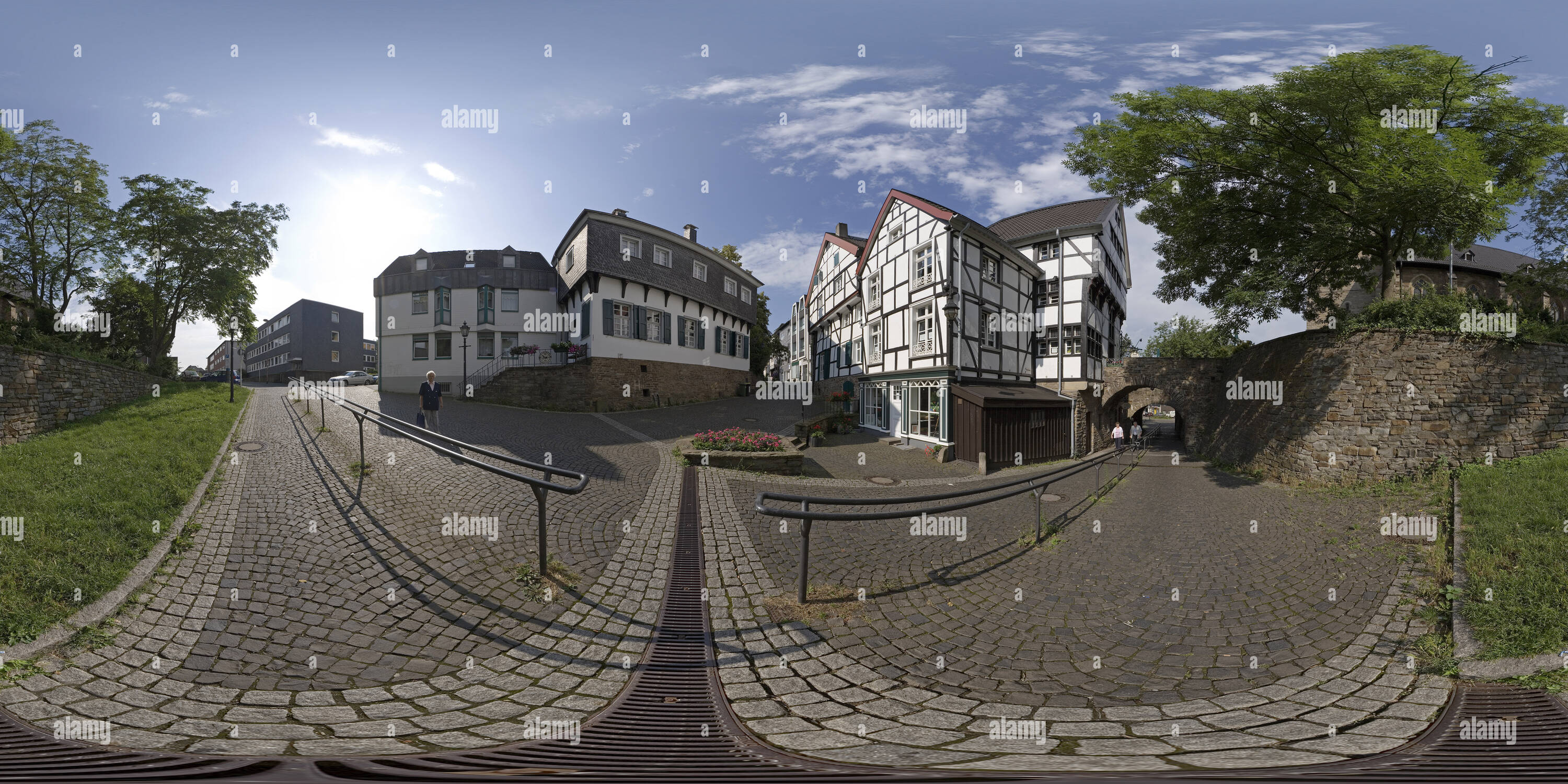 360° view of Altstadt Mülheim an der Ruhr - Alamy