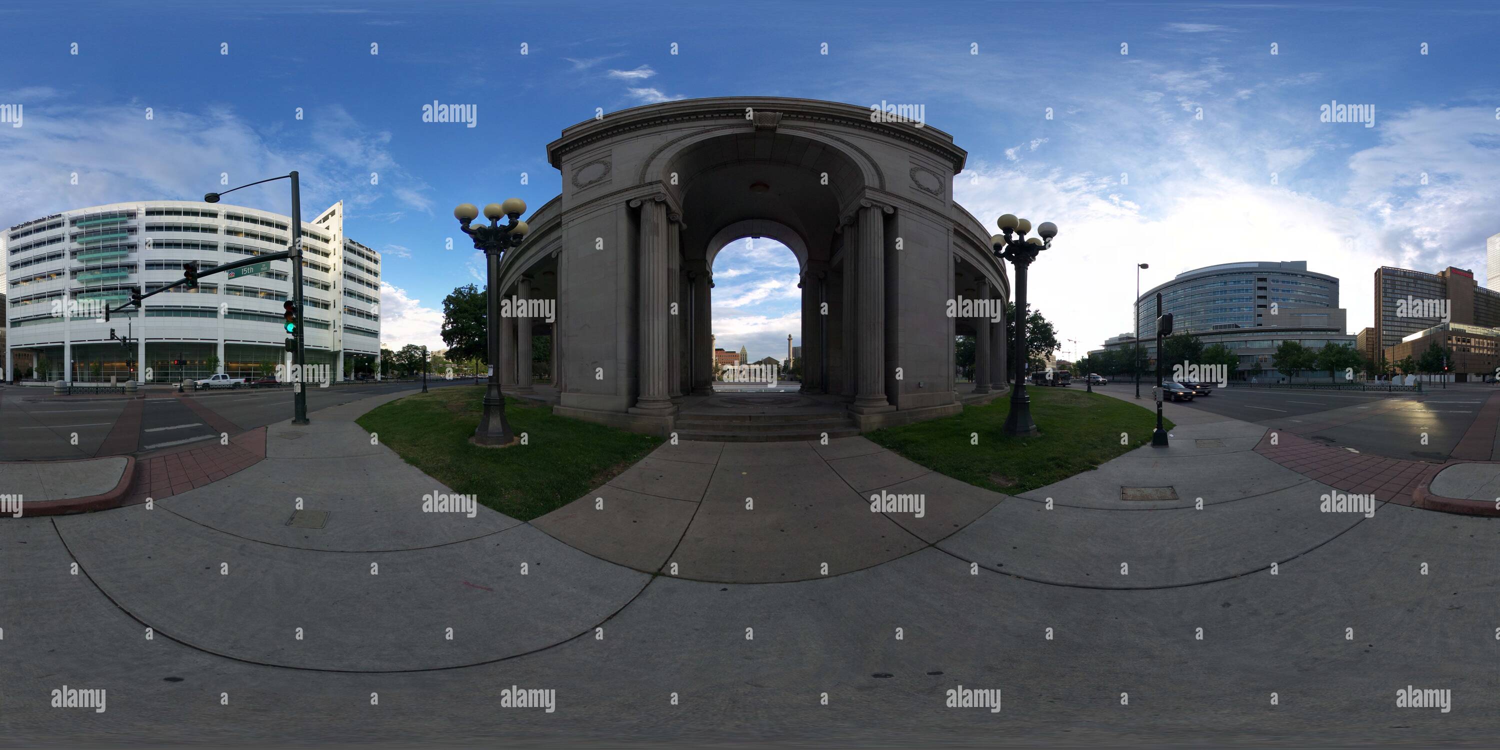 360° view of Denver News Building - Alamy