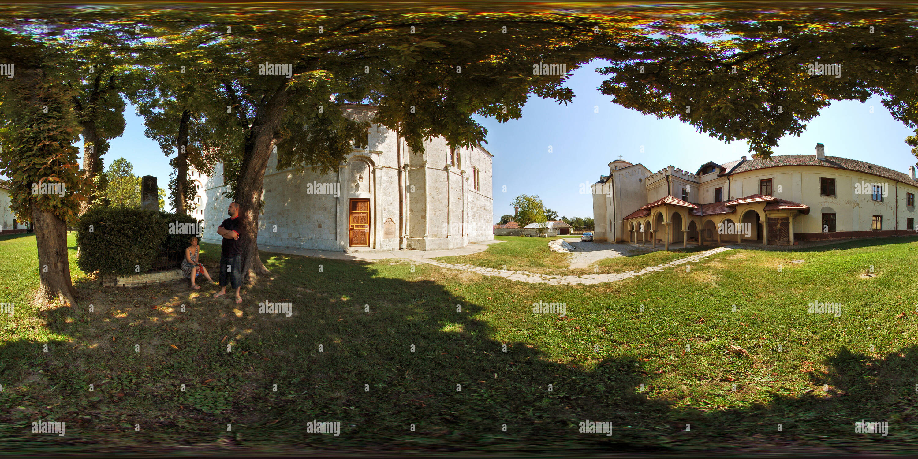 360° view of Kovilj monastery - Alamy