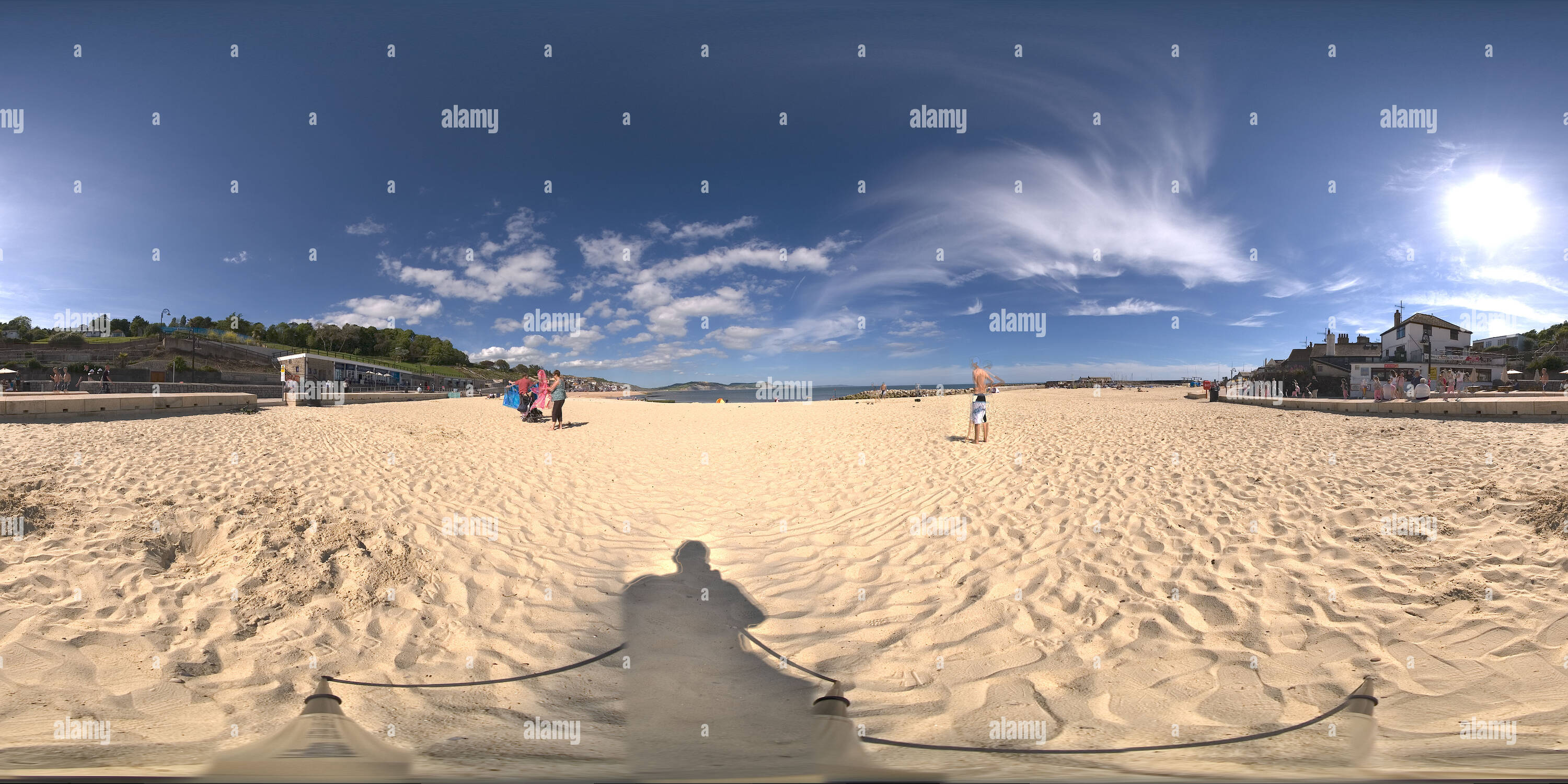 360° view of Sandy Beach Area - Alamy