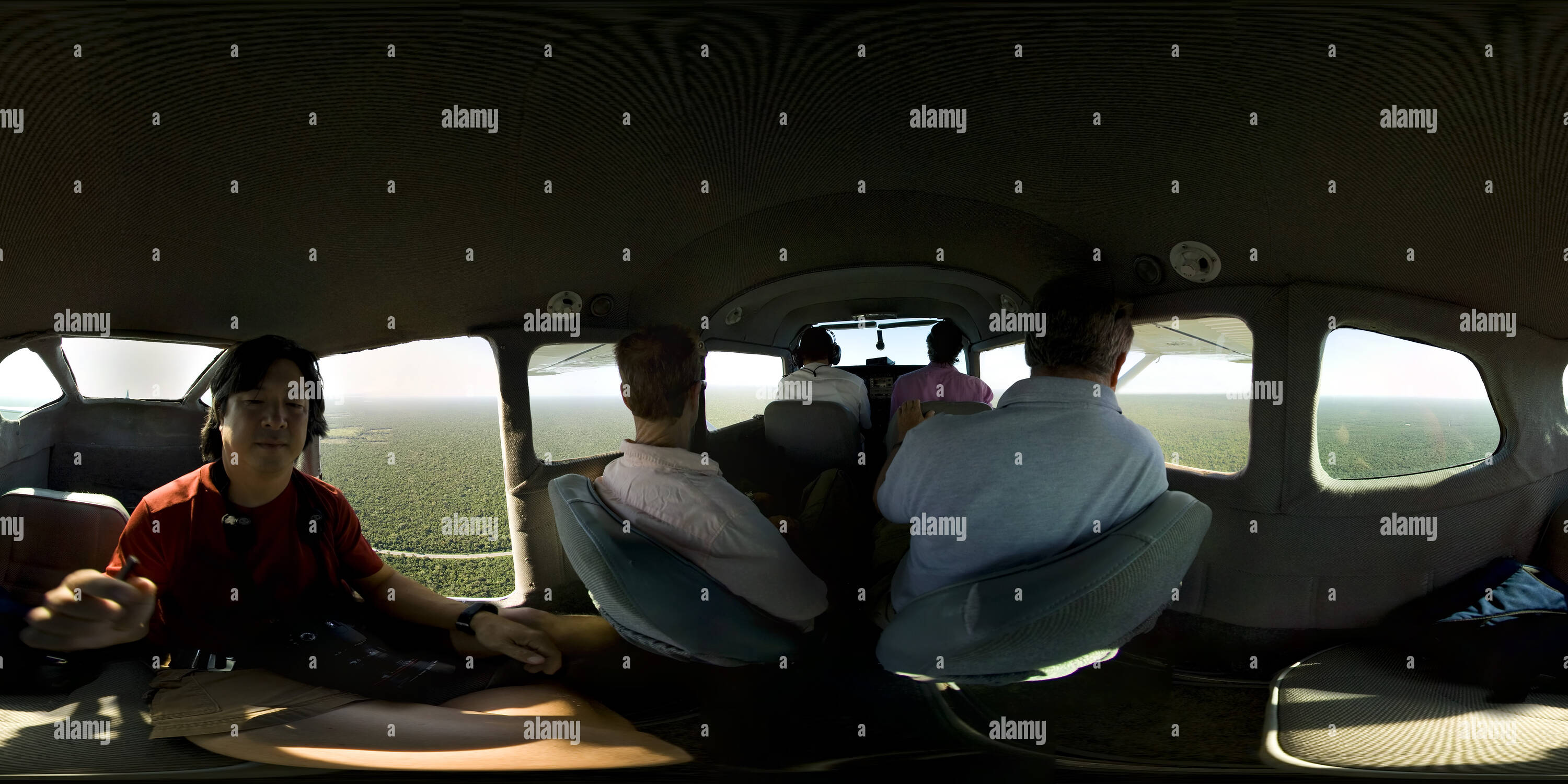 360° view of Flying Over The Jungle - Alamy