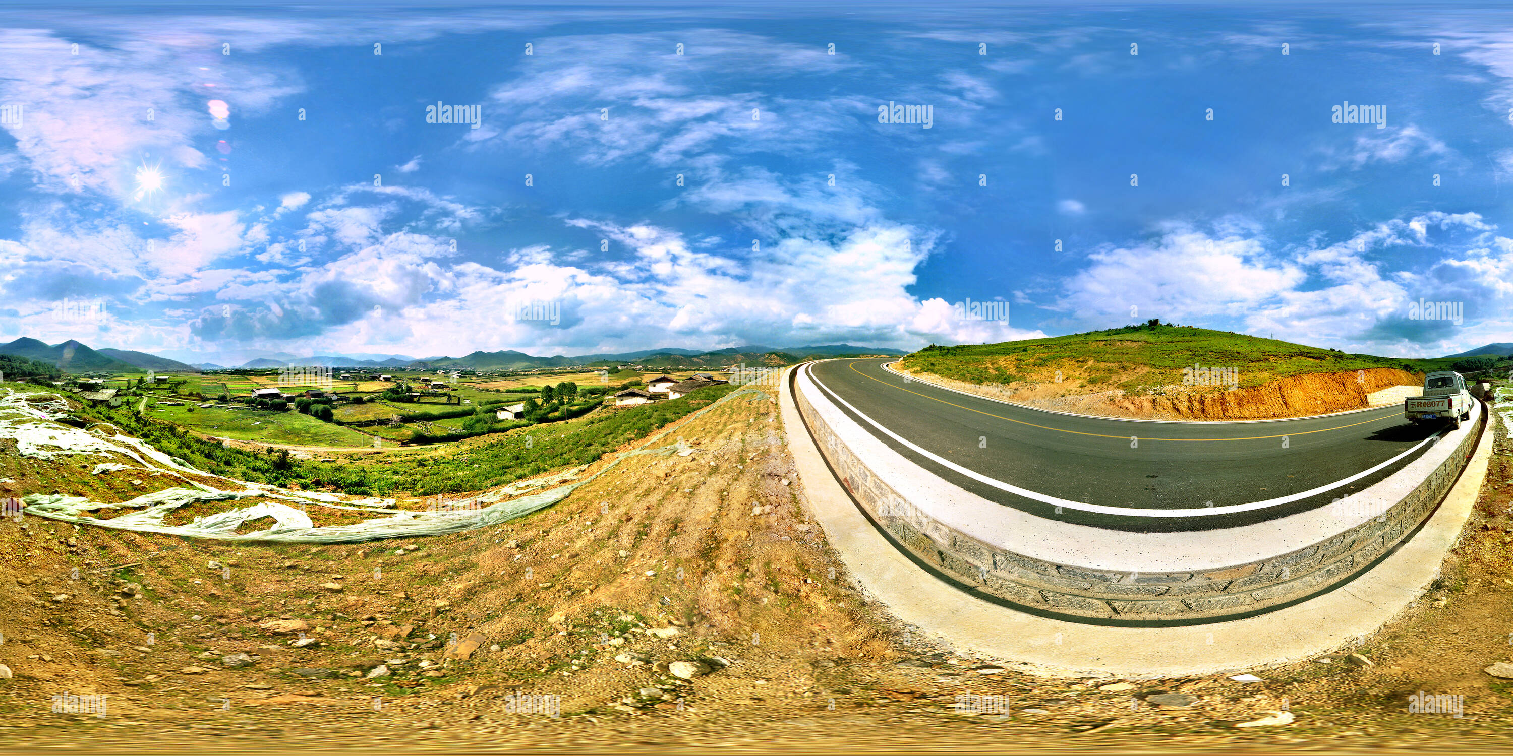360° view of the Rurality in Xianggelila,Yunnan, China - Alamy