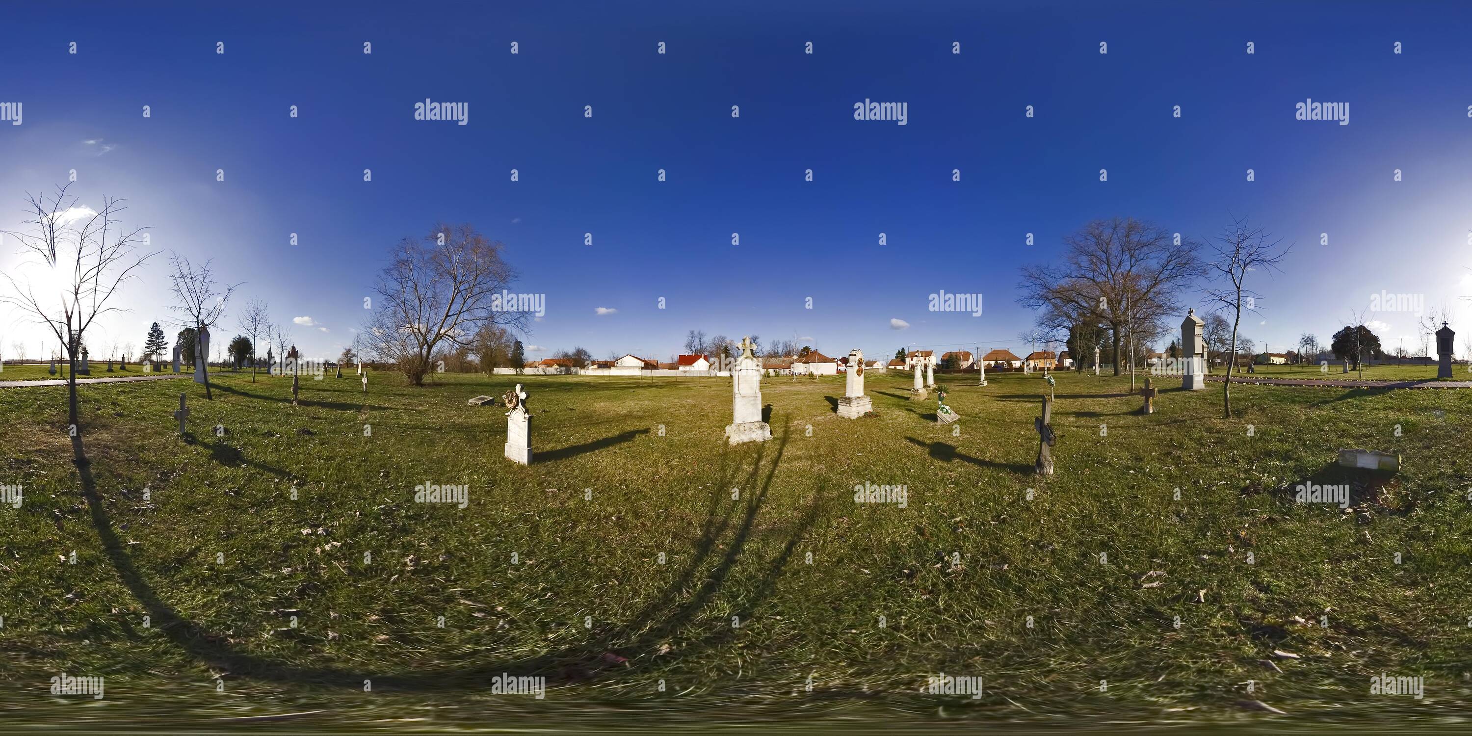 360° view of Piety memorial place and Catholic Calvary - Alamy