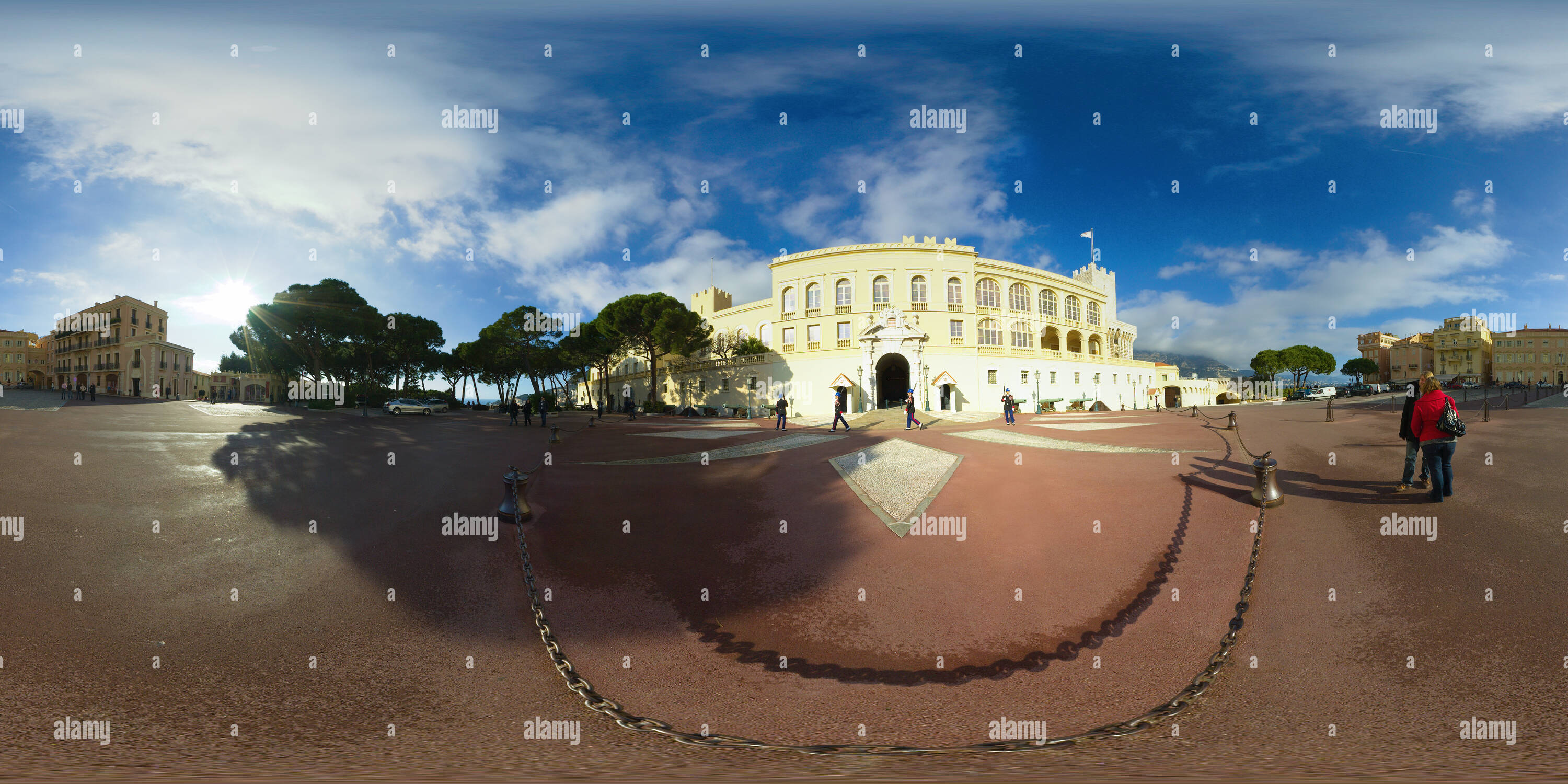 360° view of Palacio de los Grimaldi, Monaco - Alamy