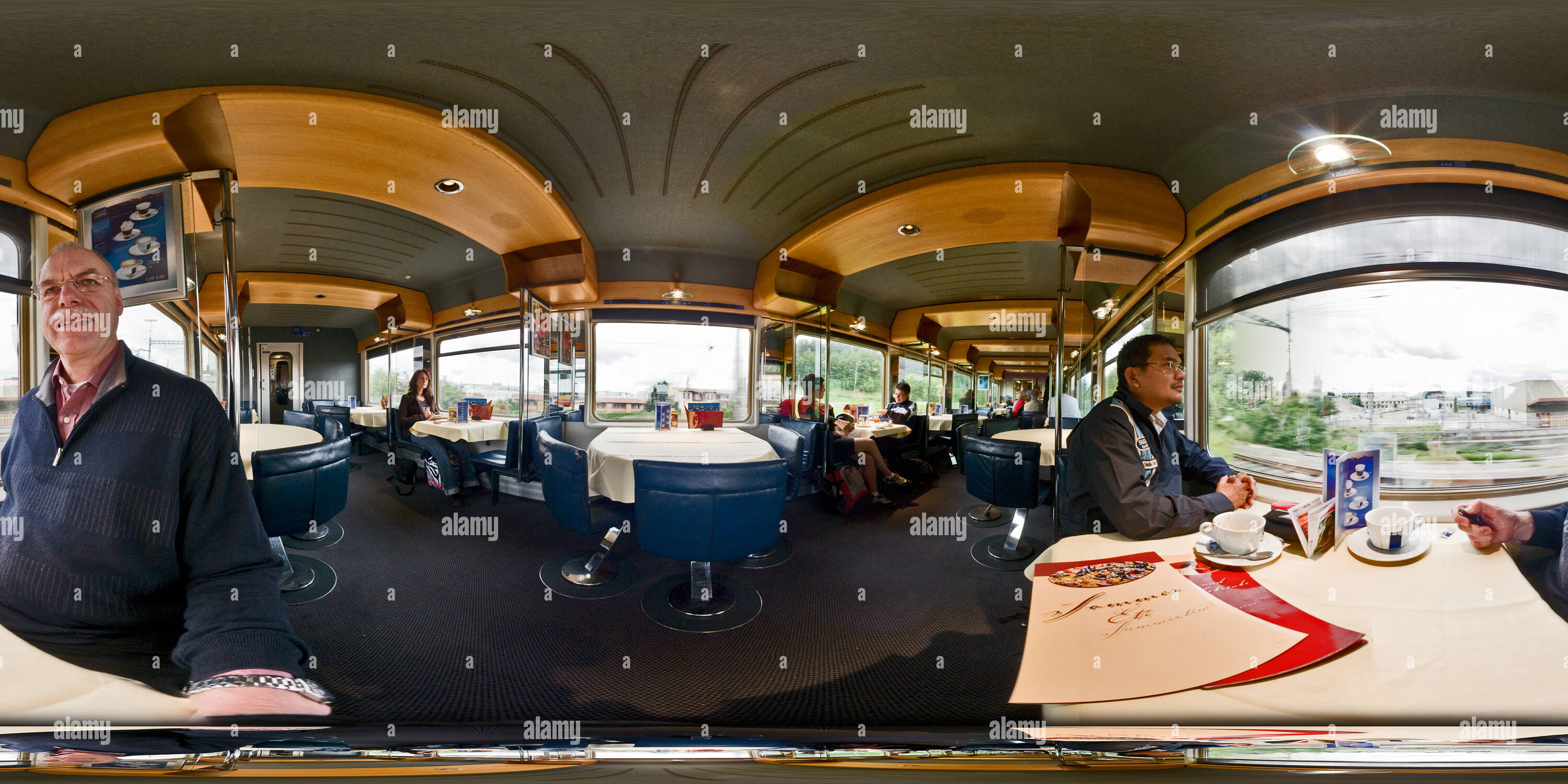 360° view of SBB Dining Car - Alamy
