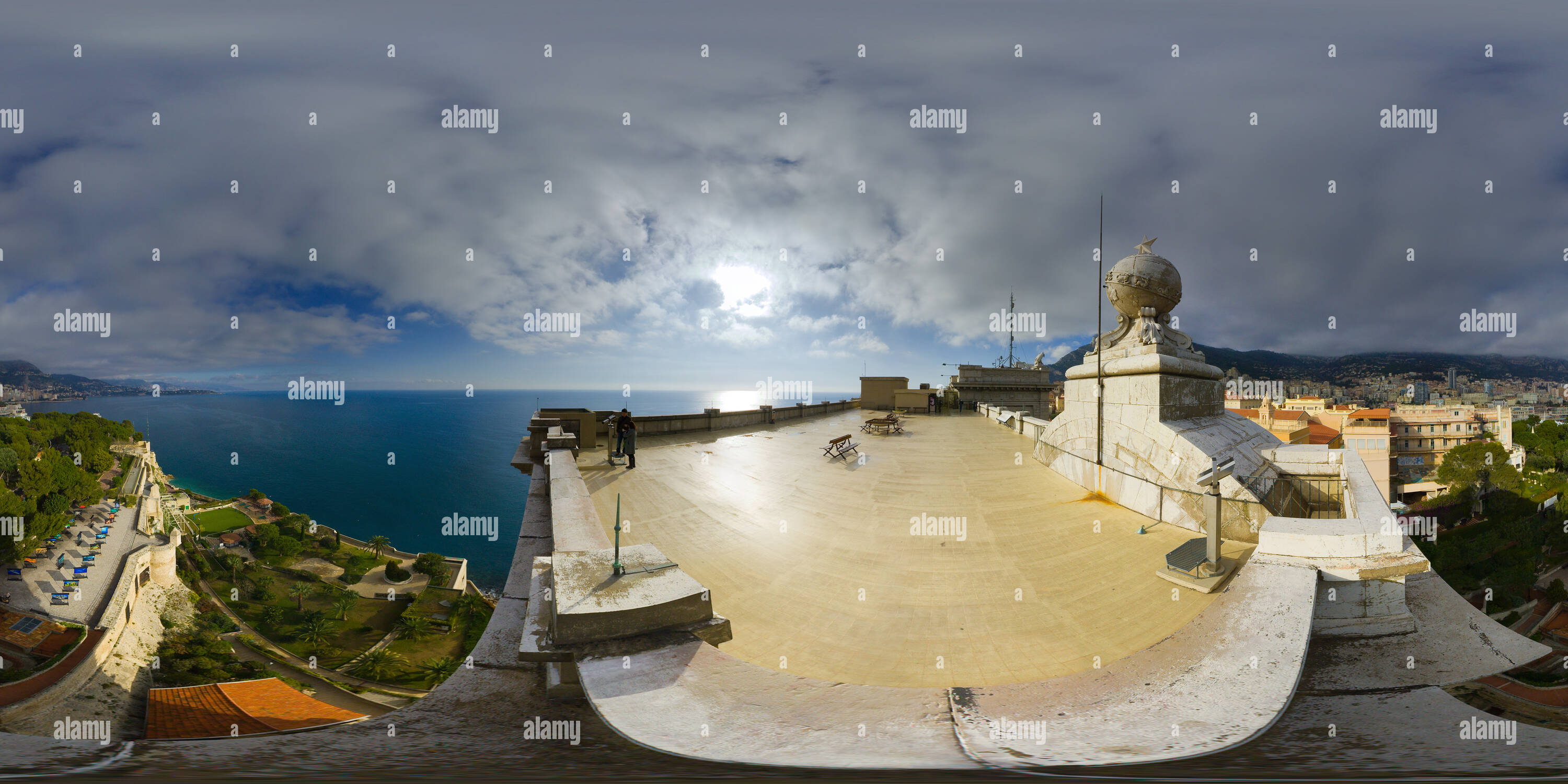 360° view of Sight from Oceanographic Museum, Monaco-Ville, Monaco - Alamy