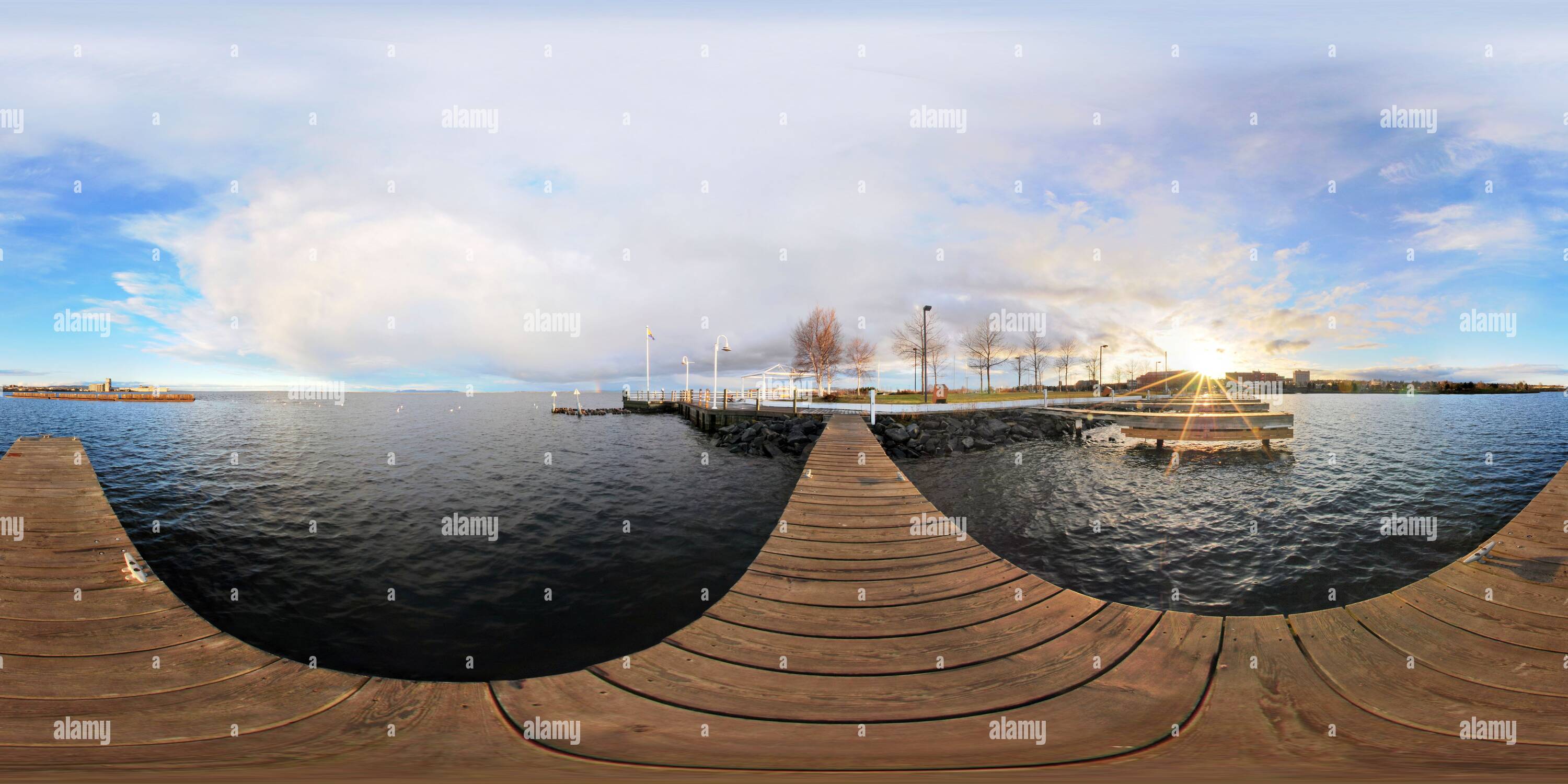 360° view of Marina Park Thunder Bay - Alamy