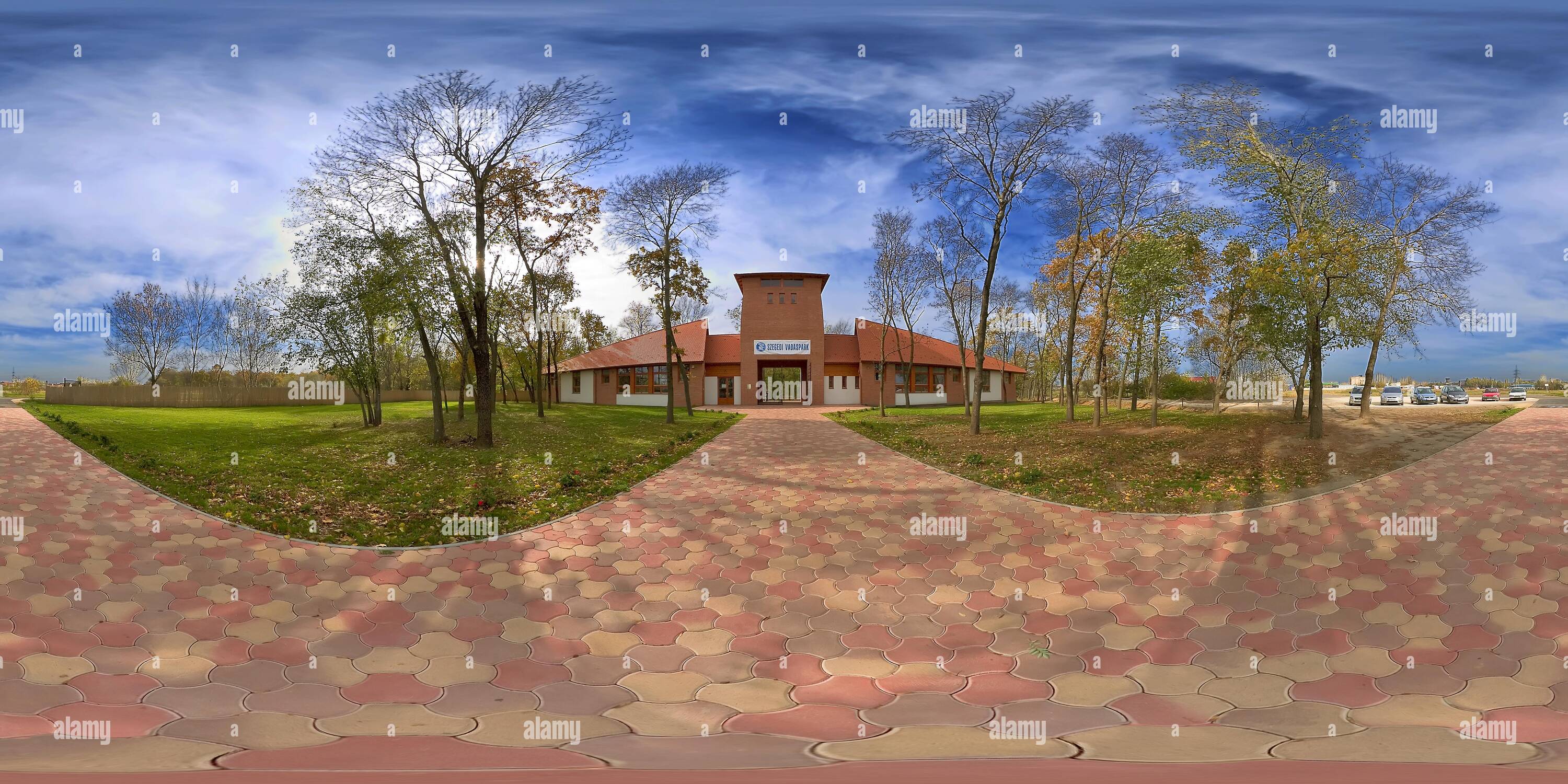 360° view of Zoo Park Entrace - Alamy