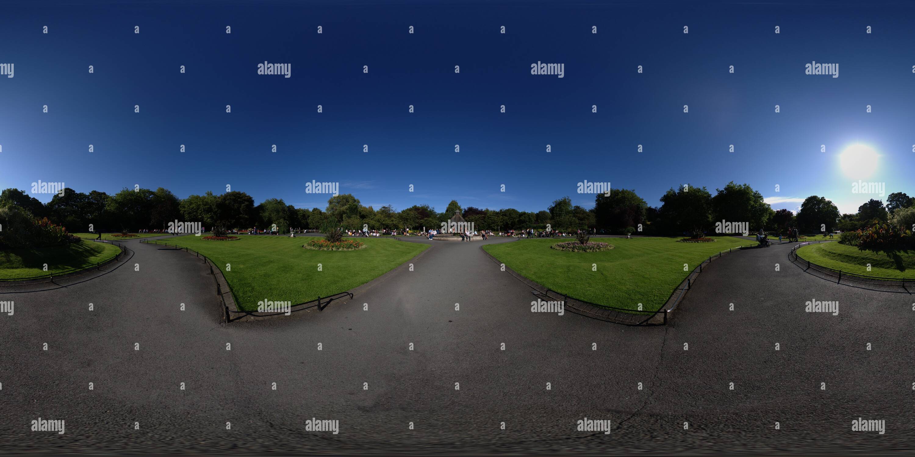 360° view of St Stephens Green Dublin, Ireland - Alamy