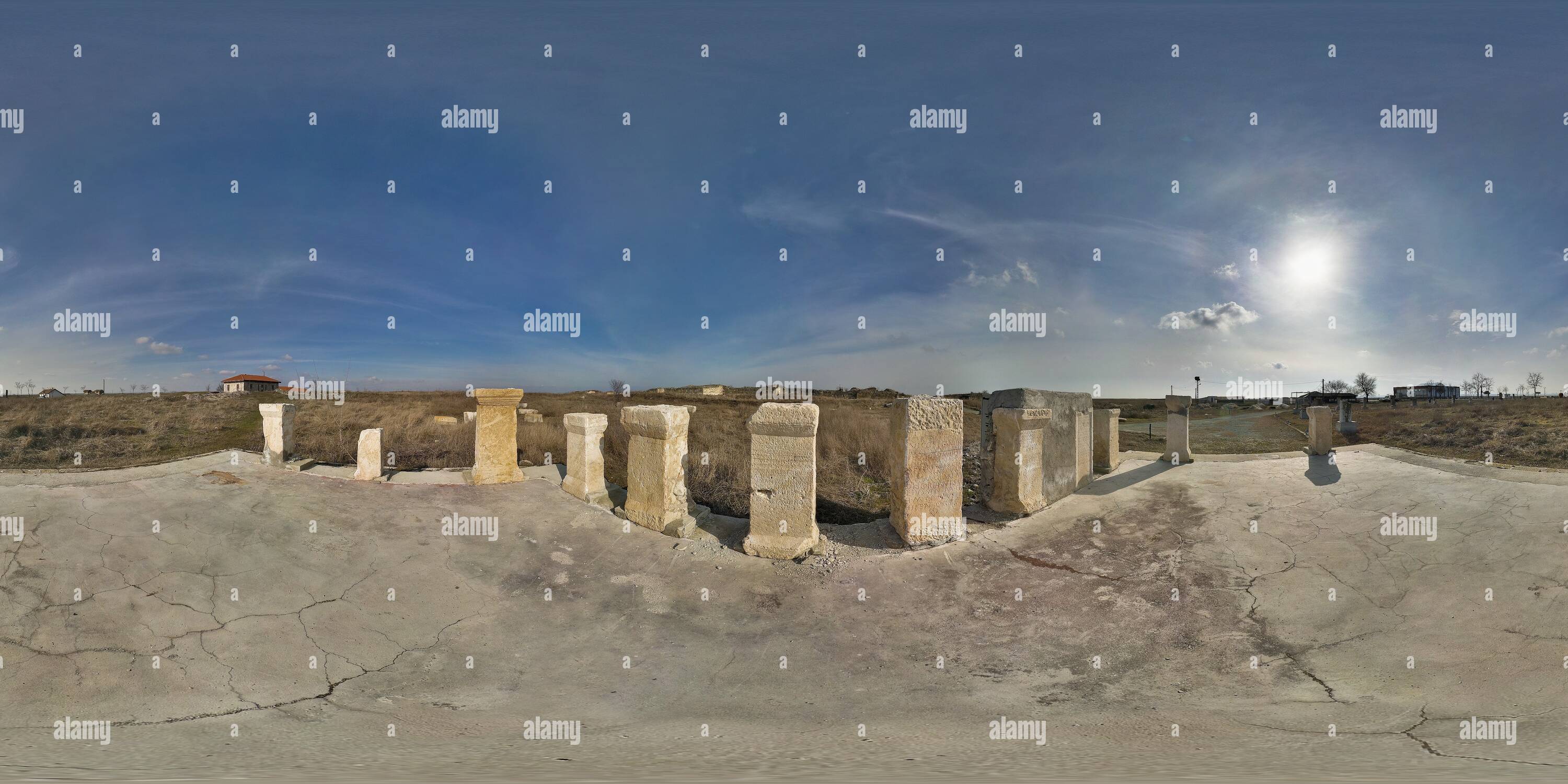 360° view of The archaeological site of Histria #4 - Alamy