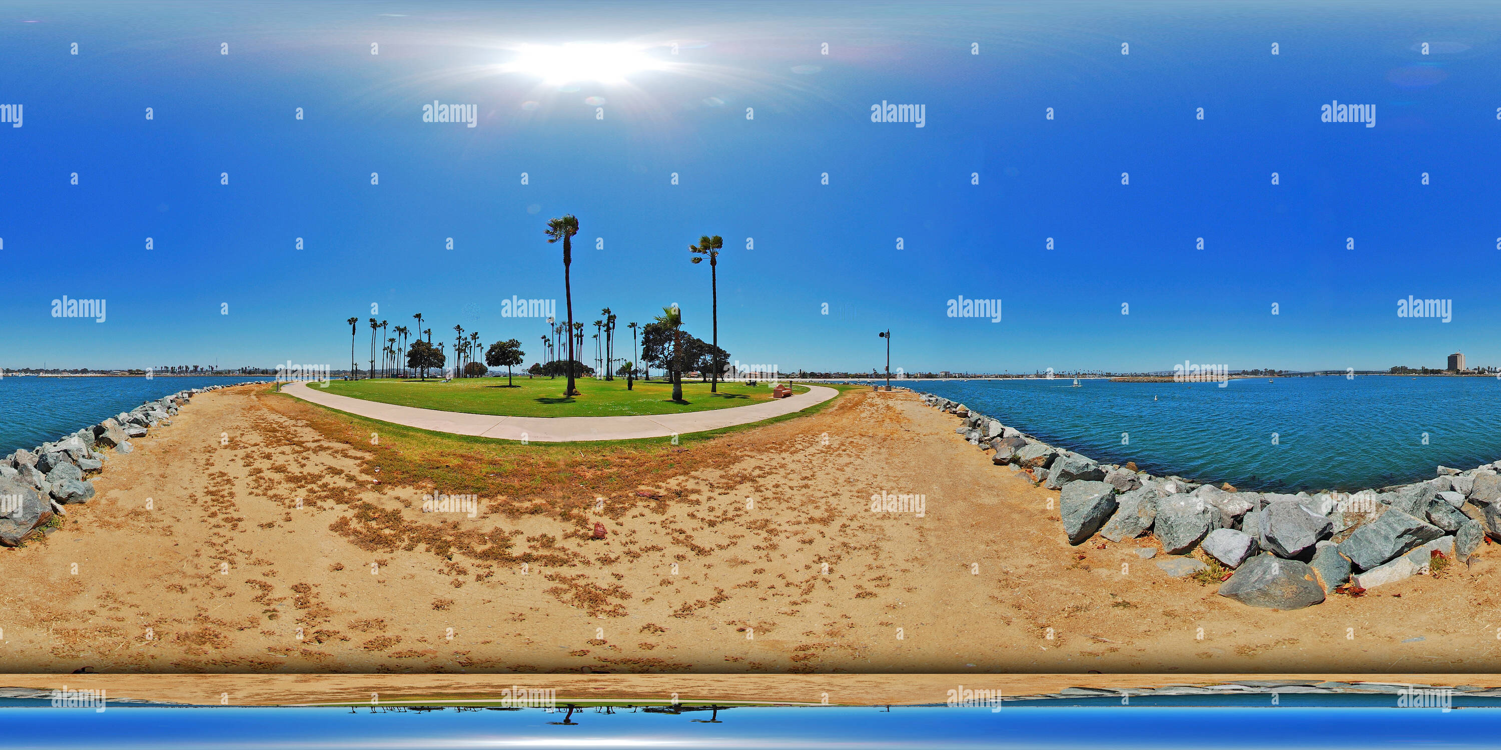 360° view of Mariners Basin Mission Bay - Alamy
