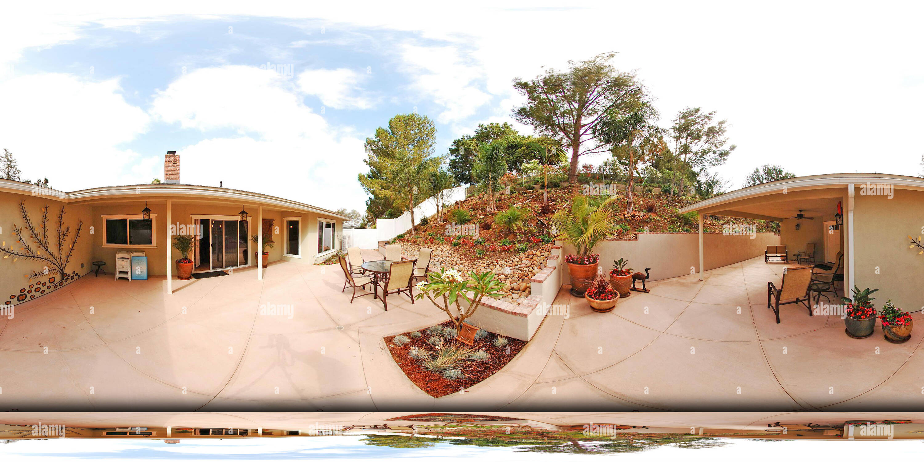 360° view of Sharp ParkView Home Back Yard - Alamy