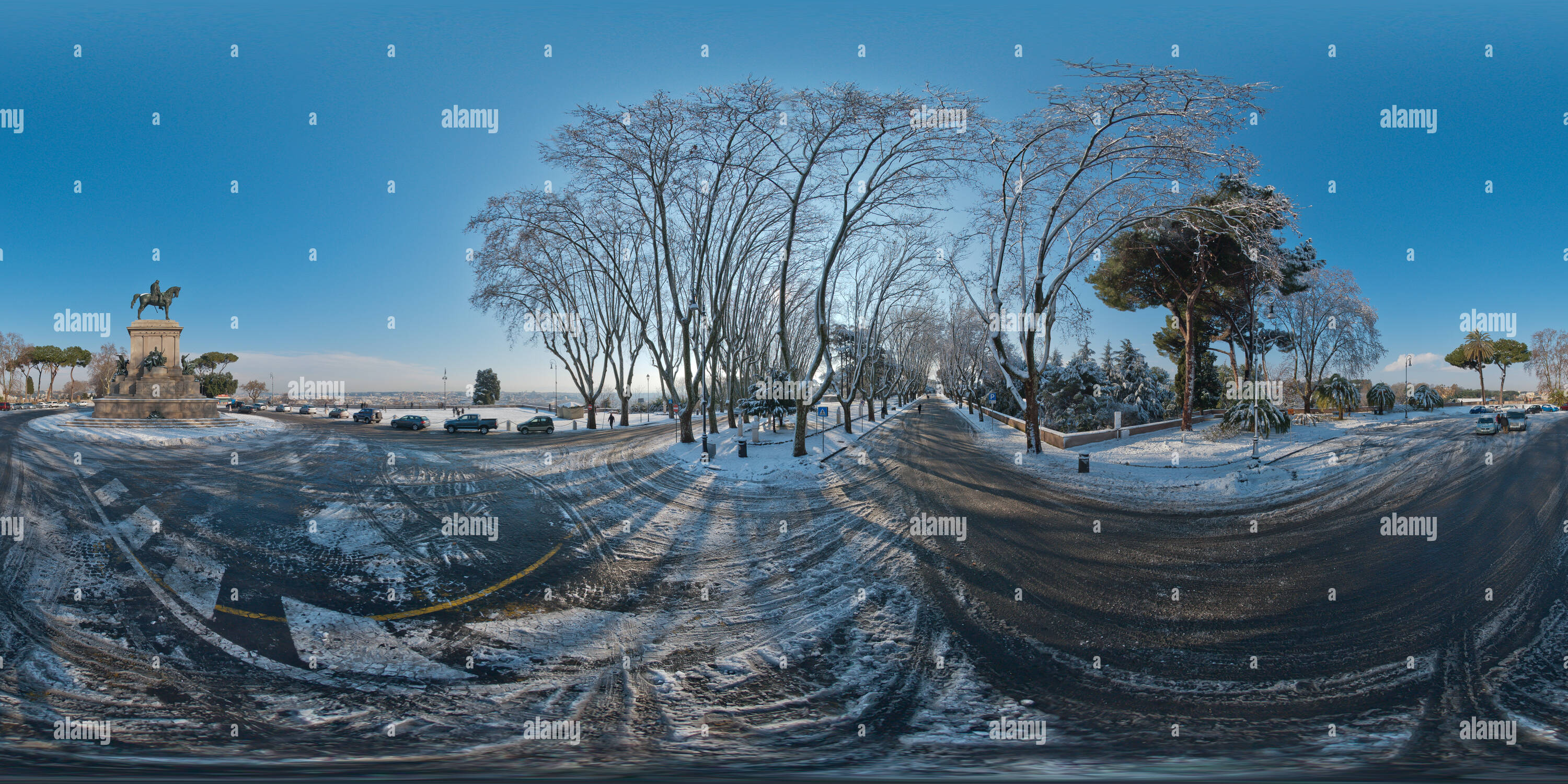 360° view of Piazzale del Gianicolo - Alamy