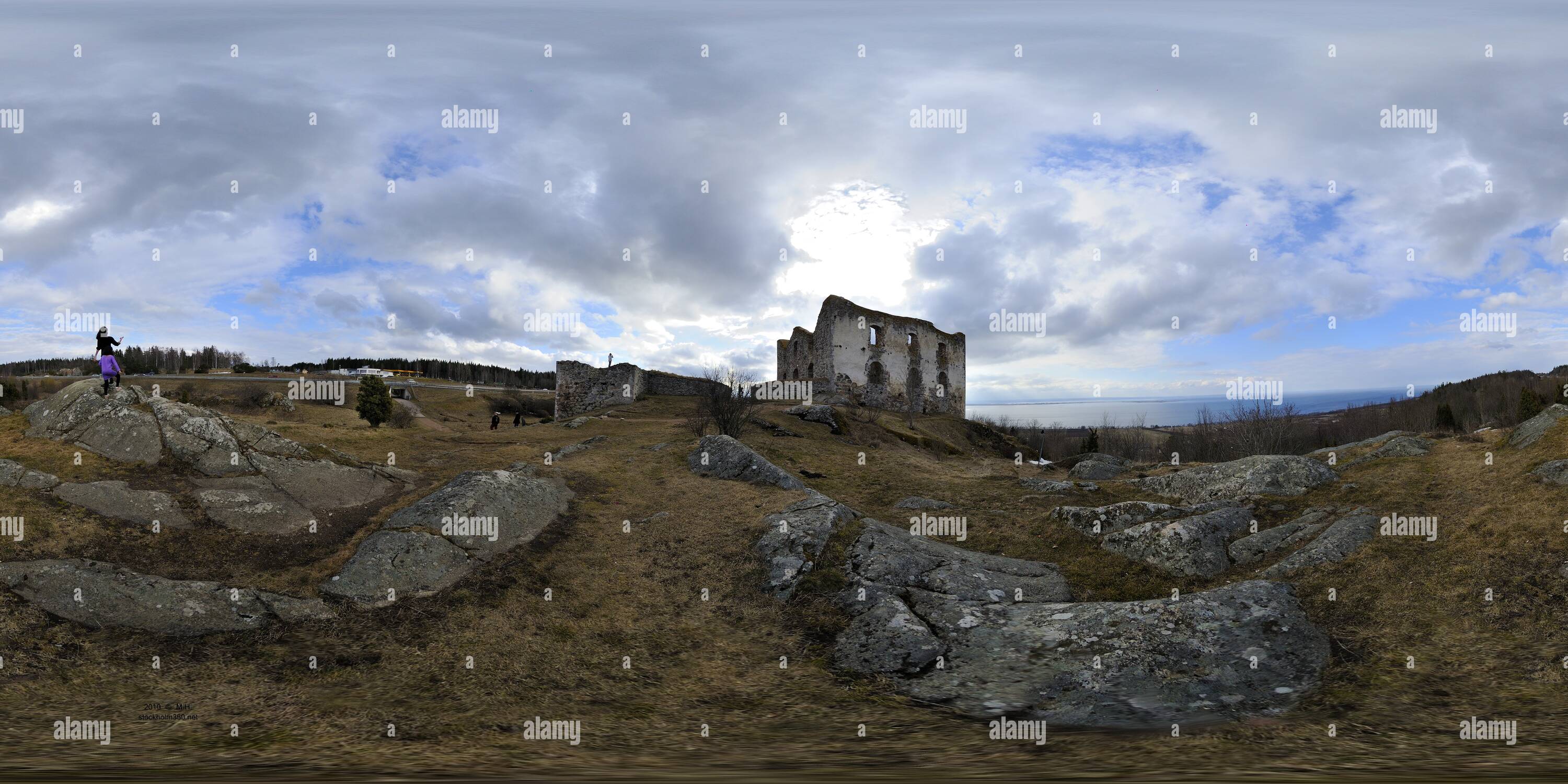 360° view of Brahe Hus, Sweden - Alamy
