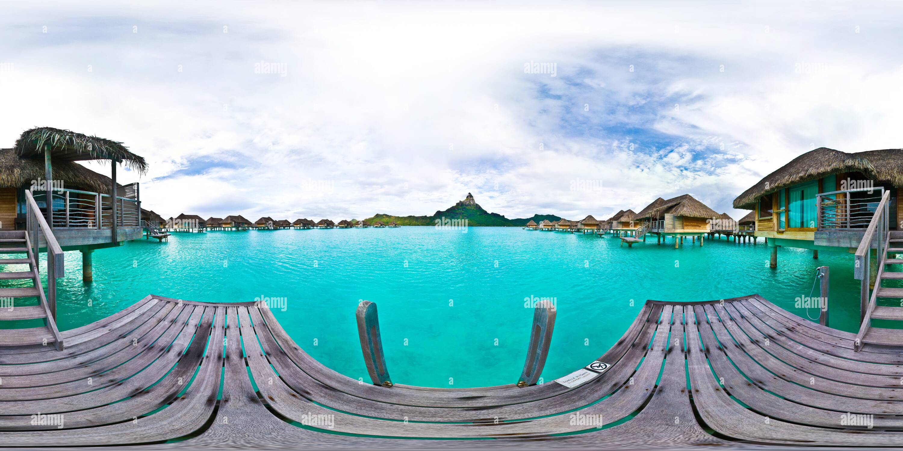 360° view of Diamond Villa Private Deck - Alamy