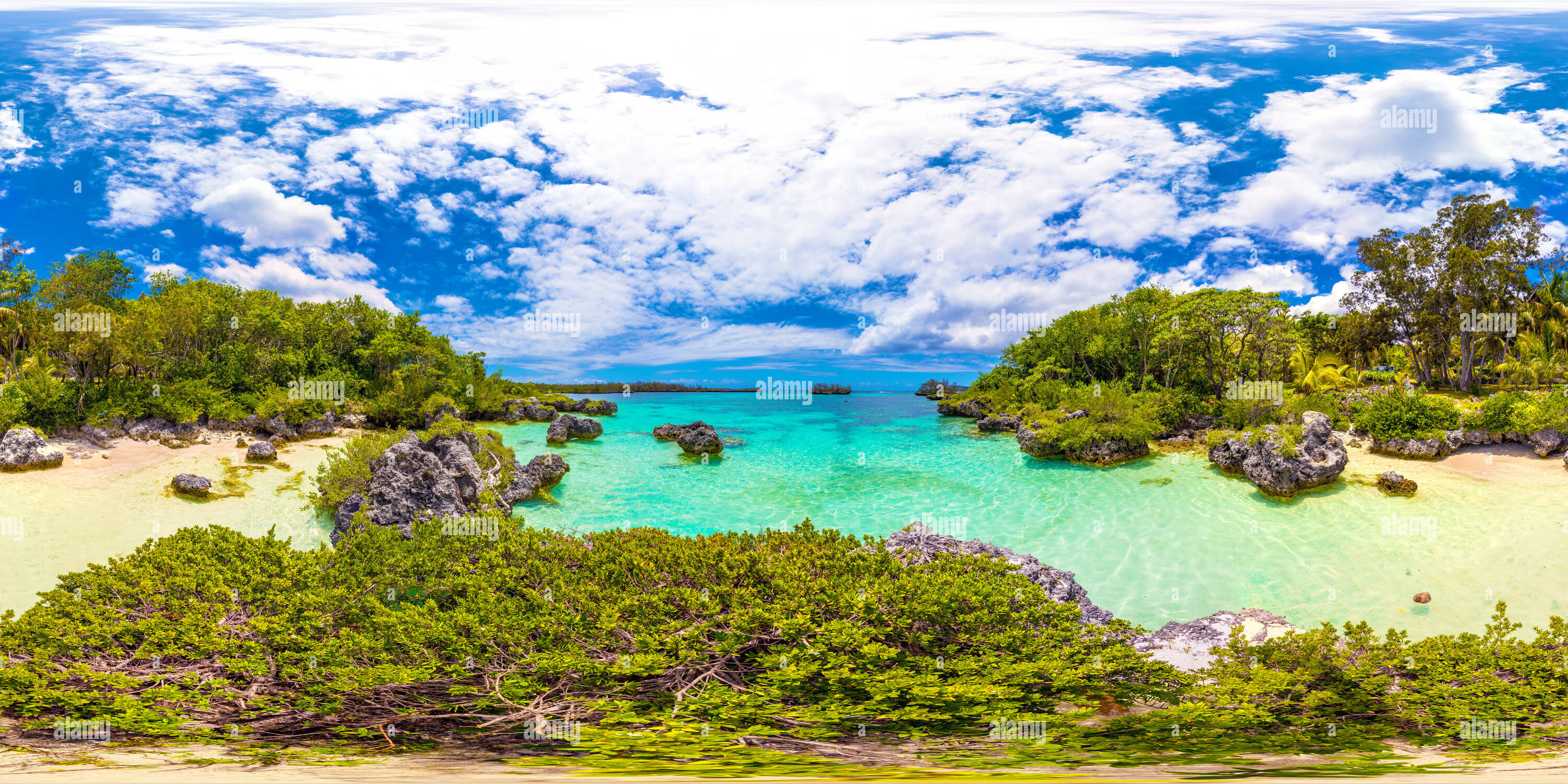 360° view of Roh Lagoon In Mare, Loyalty Islands - Alamy