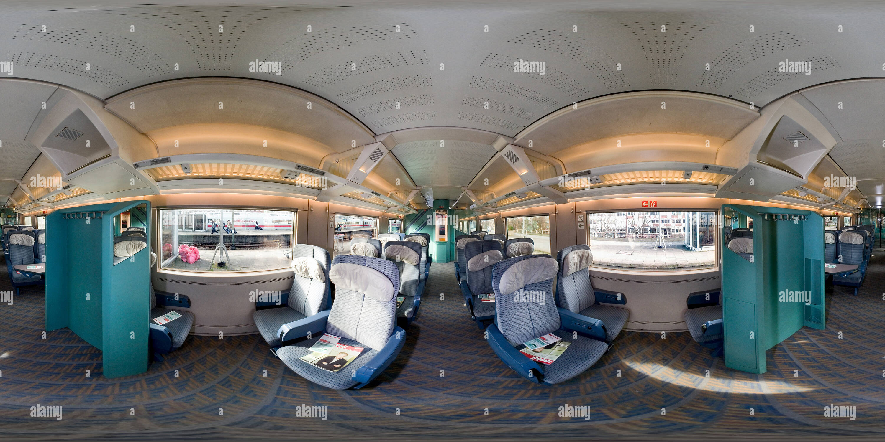 360° view of ICE1 Second Class original design - Alamy