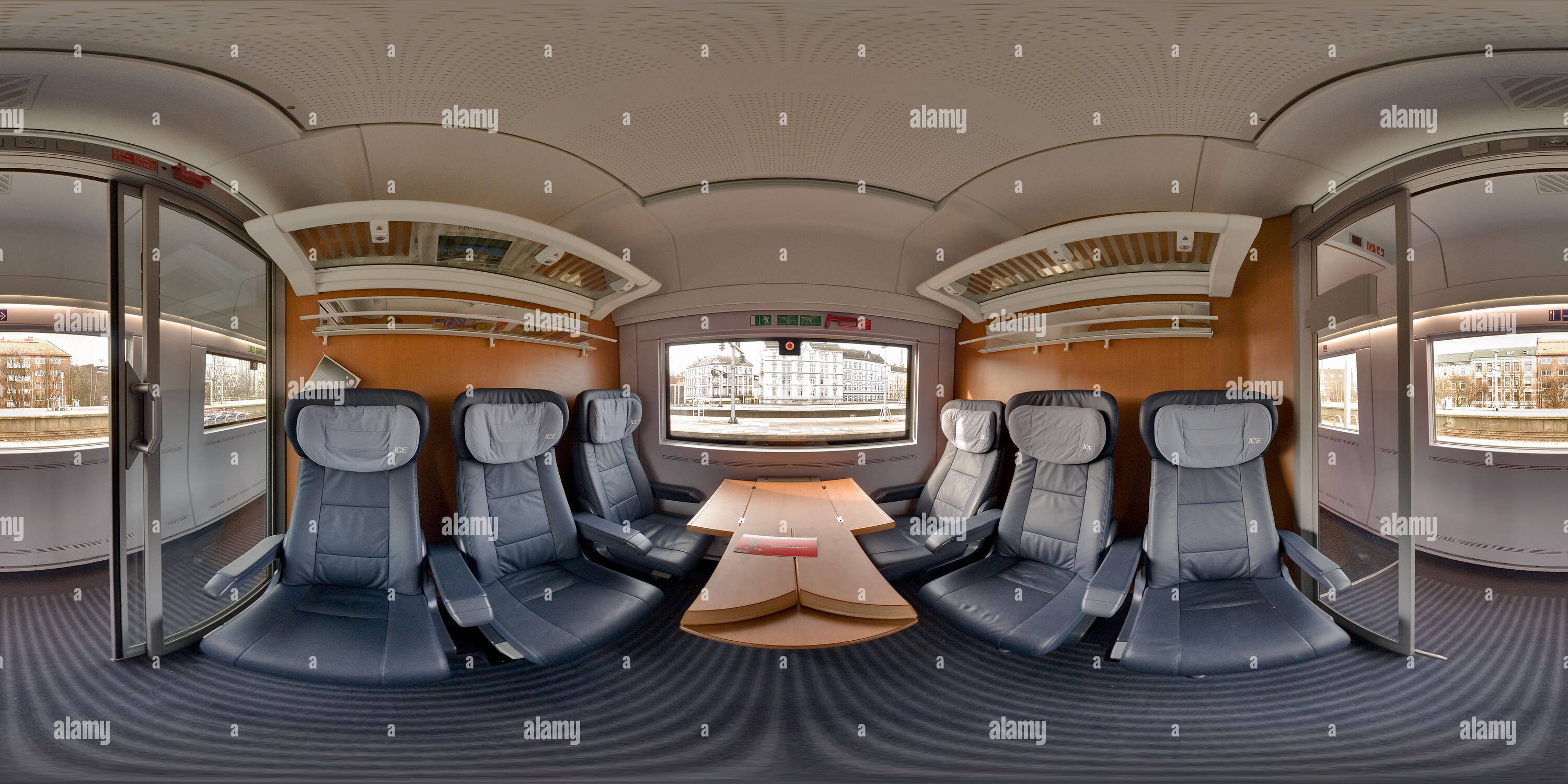 360° view of ICE1 1st Class redesign - Alamy