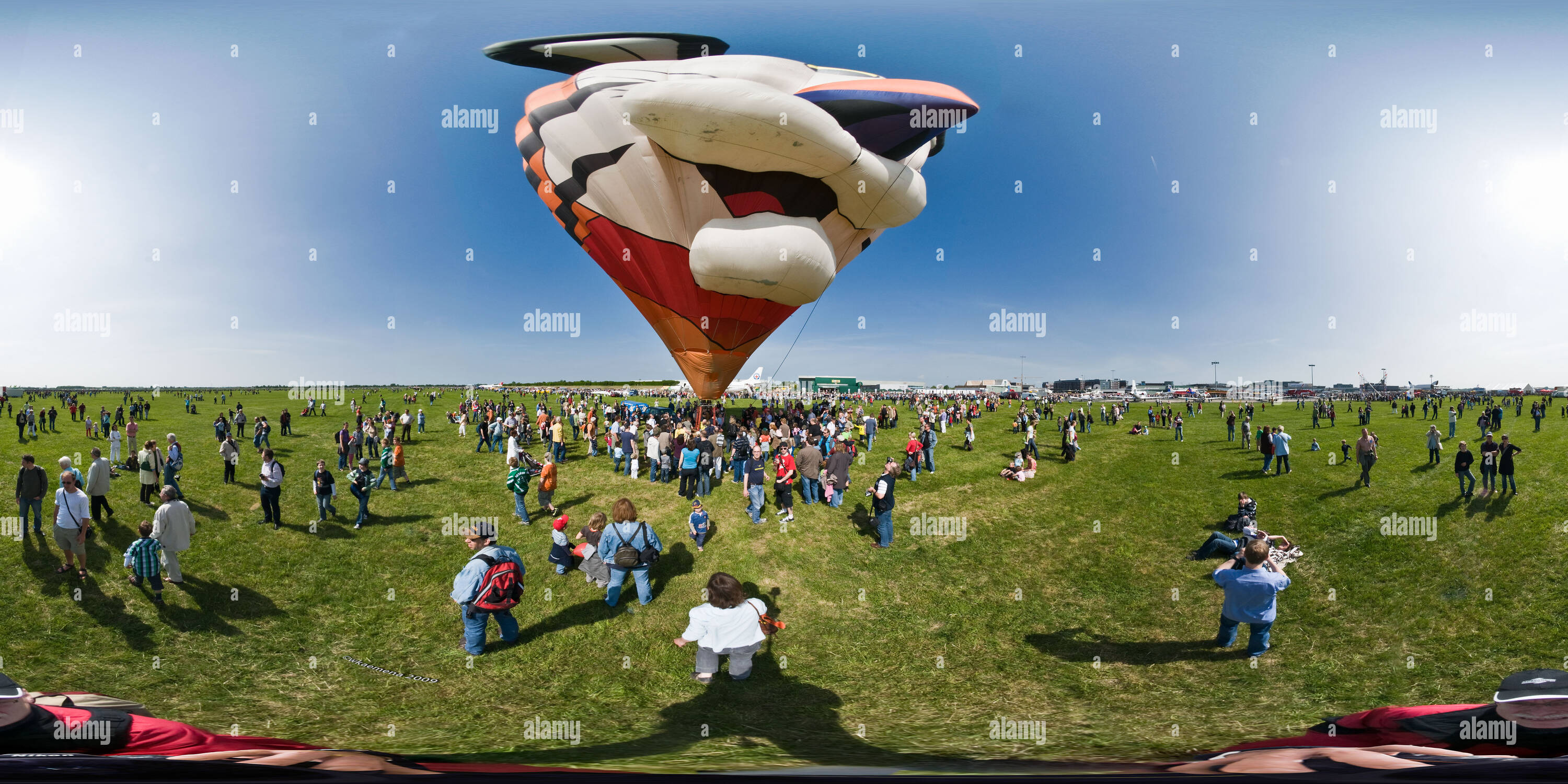 360° view of Hot Air Balloon - Alamy