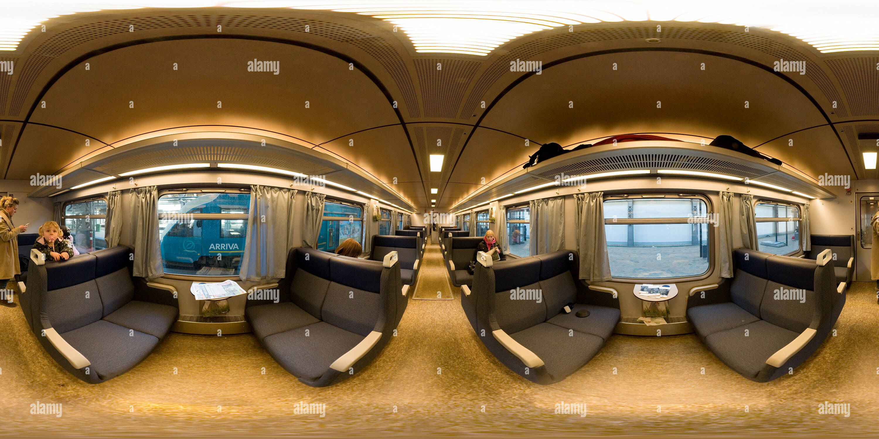 360° view of DSB Regional Train Aarhus-Greenaa (2008 - Alamy
