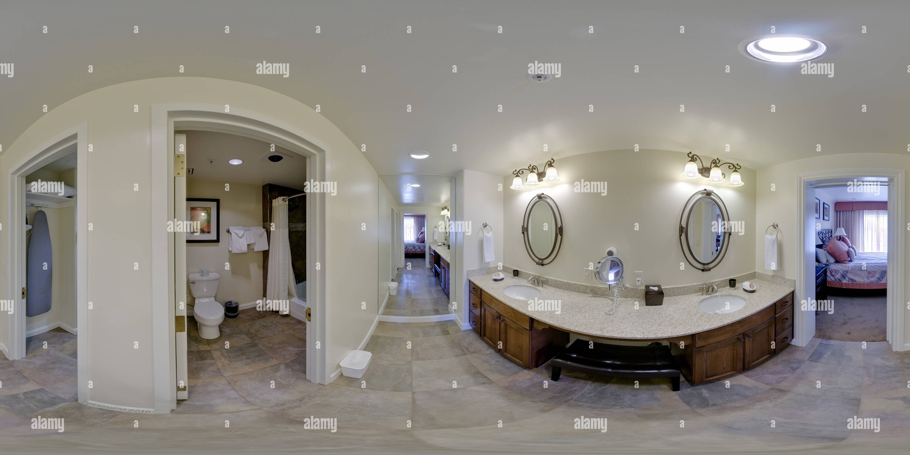 360° view of Rail Baron Suite - Alamy