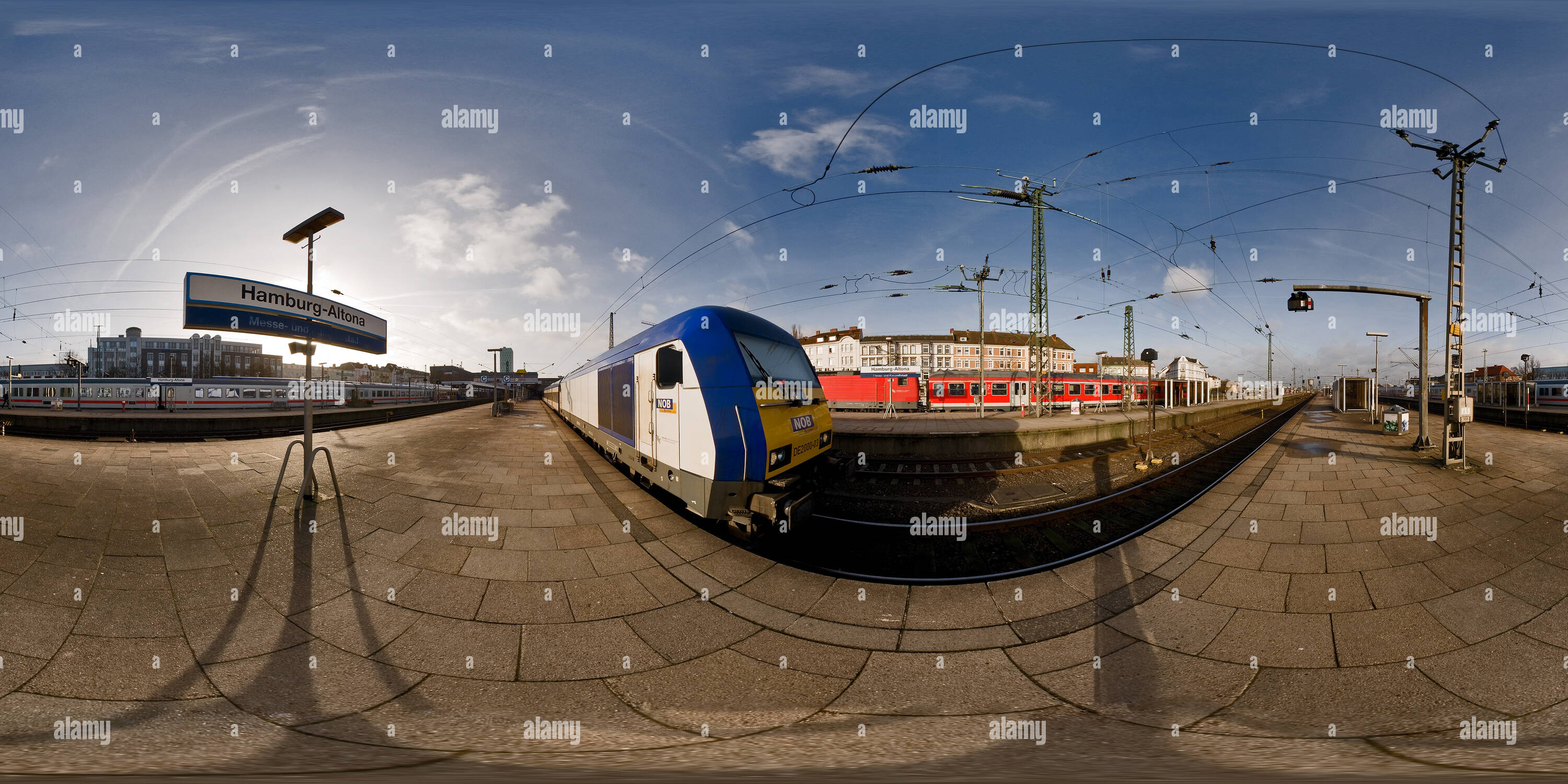 360° view of Altona Bhf. 2008 - Alamy