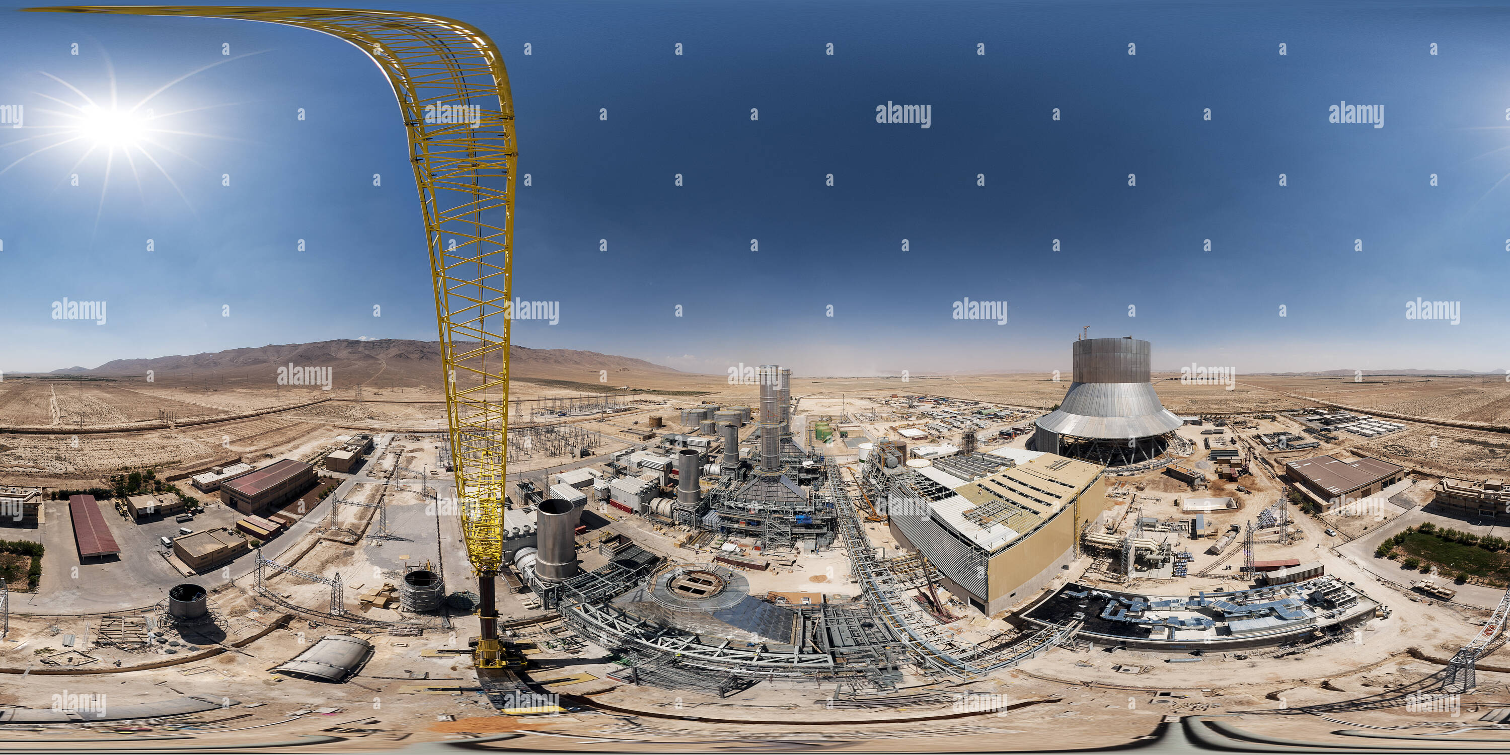 360° view of Syria Power Plant (7-2006 - Alamy