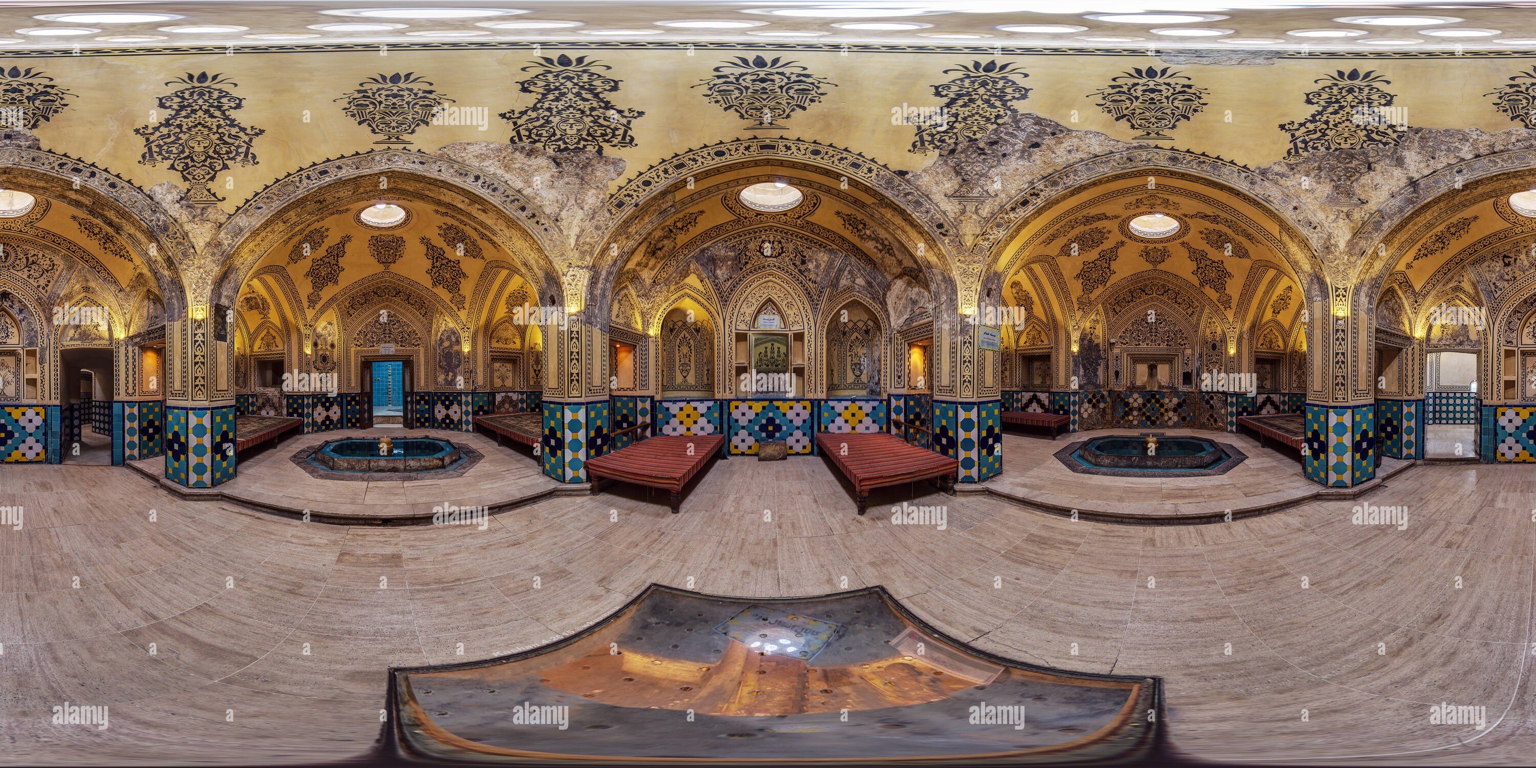 360° view of Sultan Amir Ahmad Bathhouse - Kashan - Alamy
