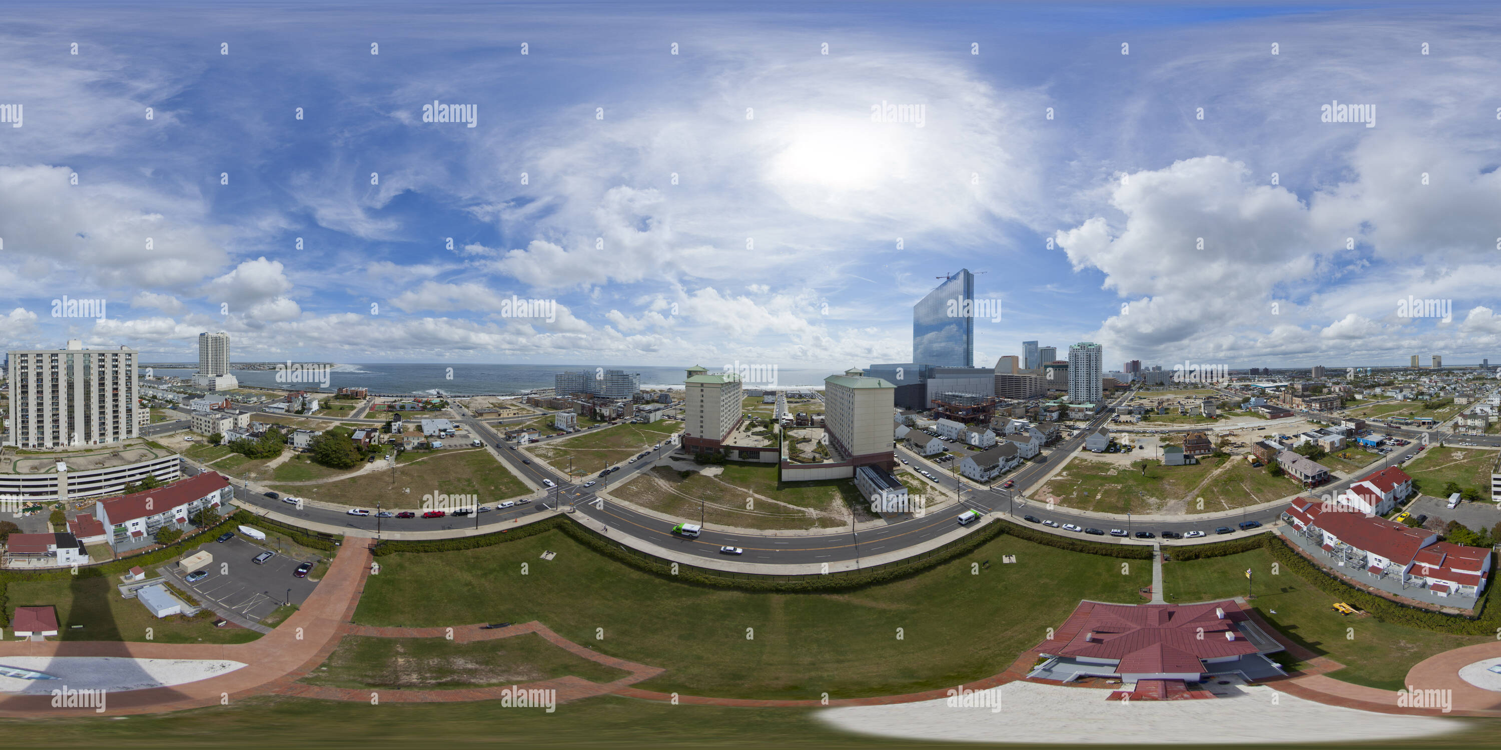 360° view of The View From Absecon Lighthouse, Atlantic City, NJ - Alamy