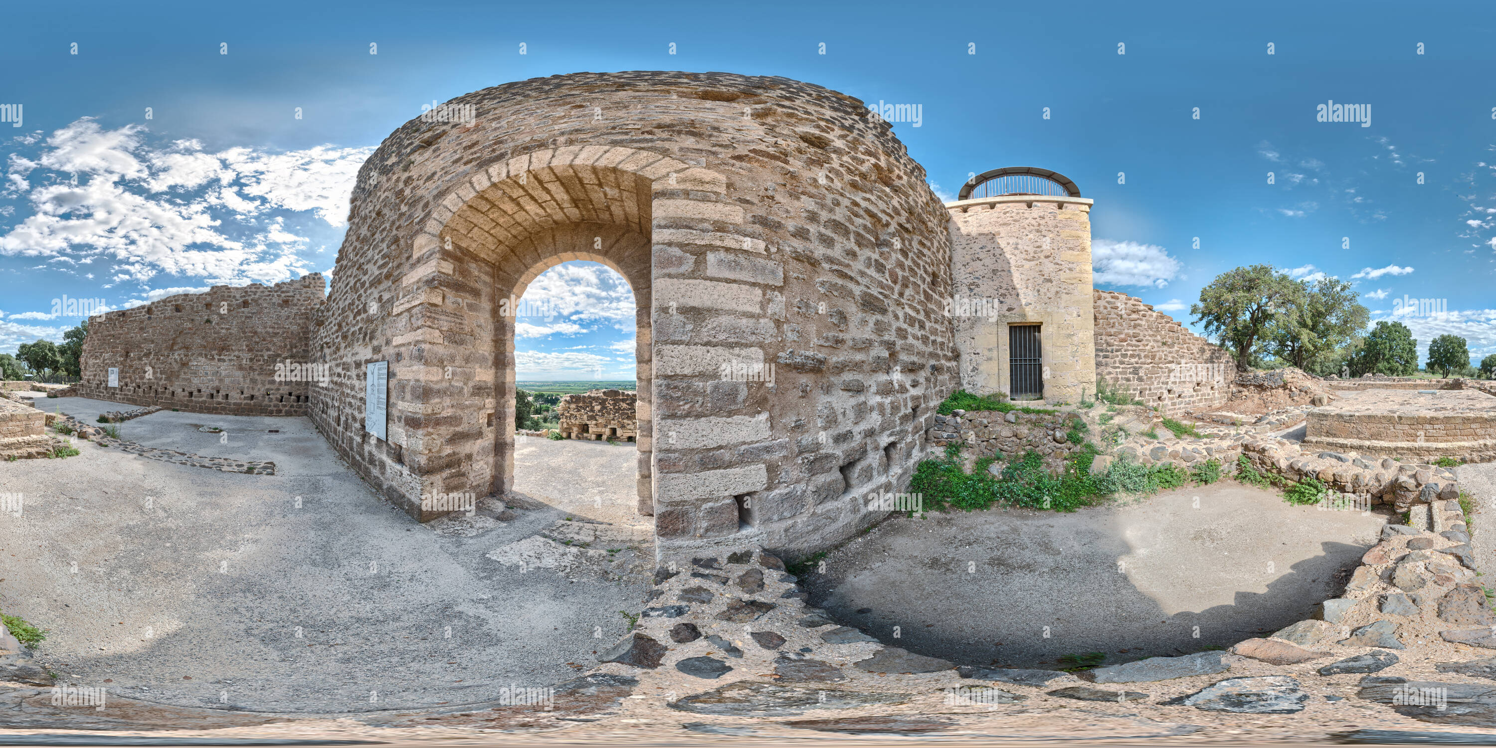 360° view of Telegraph Tower Fort De Valros Valros France - Alamy