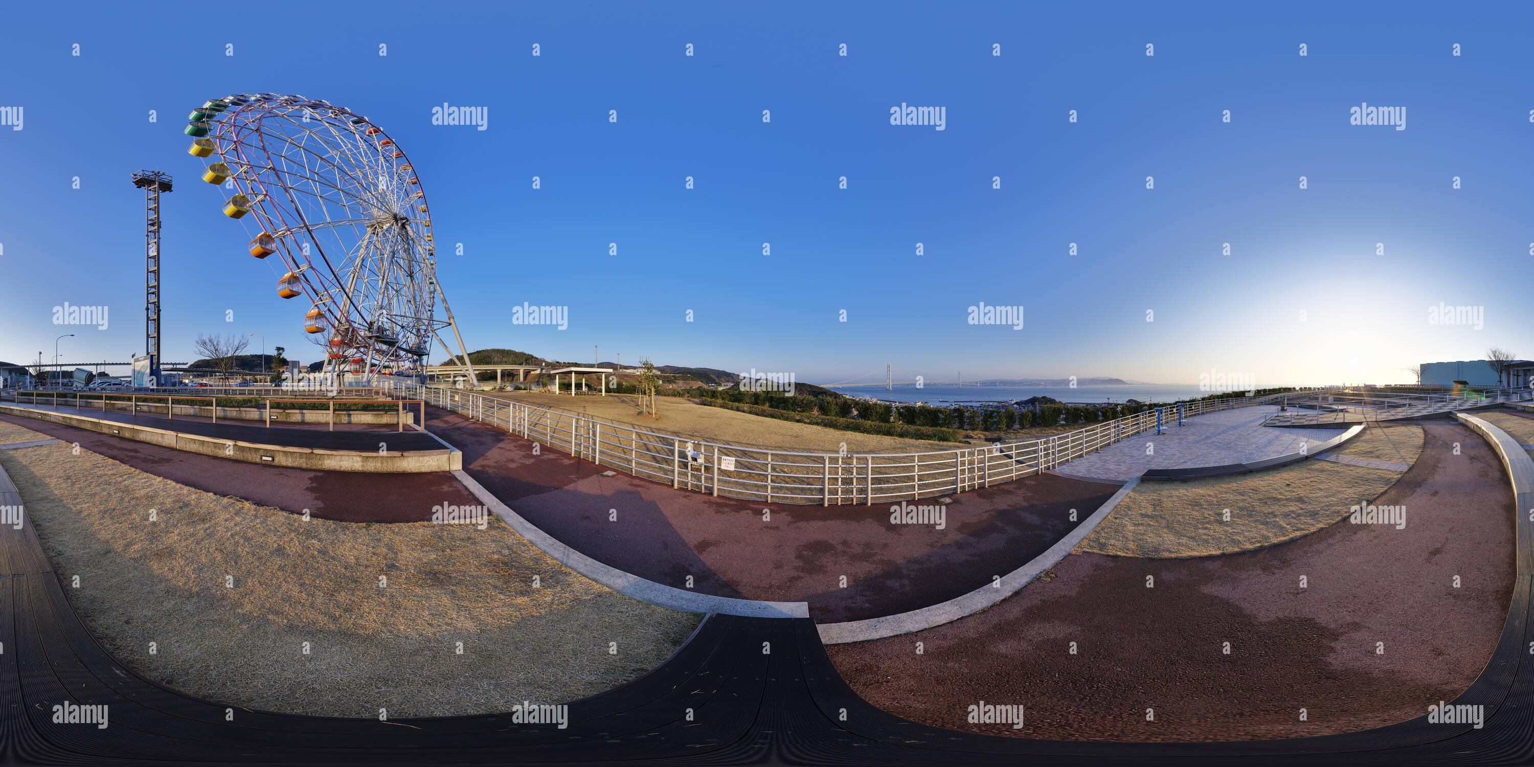 360° view of Awaji service area - Alamy